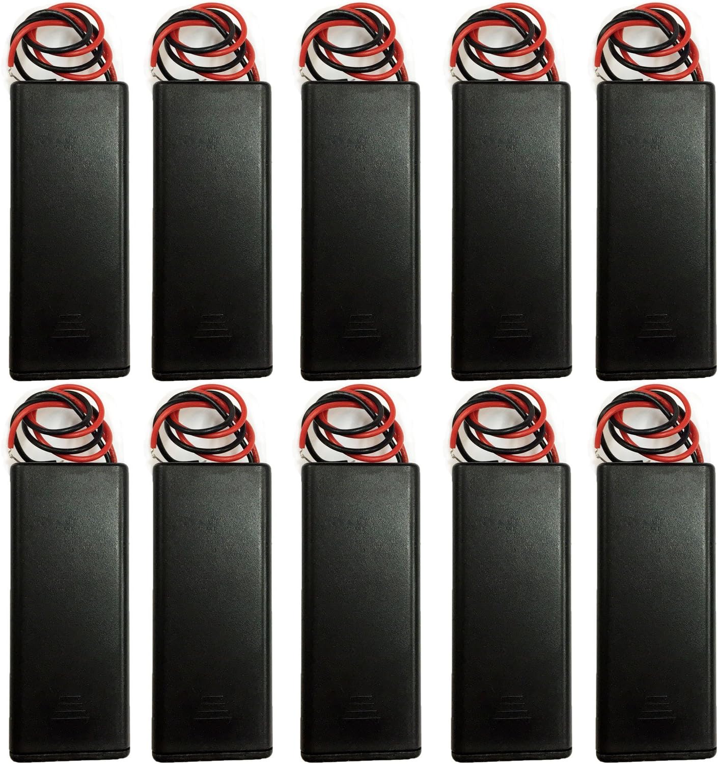 TrendBox Pack of 10pcs For 2xAAA Battery 3V LR03 ON/OFF Switch w/Cover ...