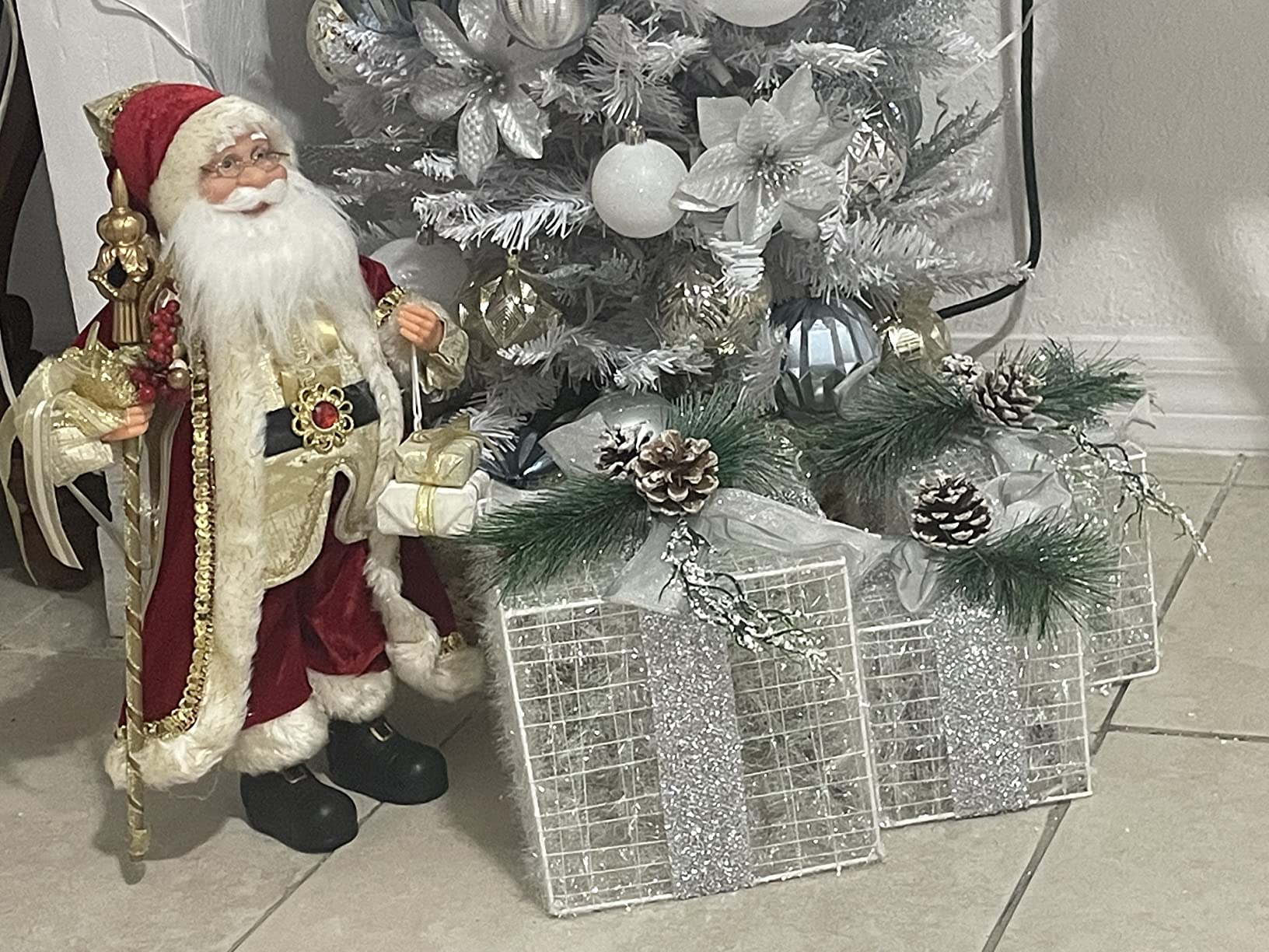 $6/mo - Finance Hourleey Set of 3 Christmas Lighted Gift Boxes, Pre-lit ...