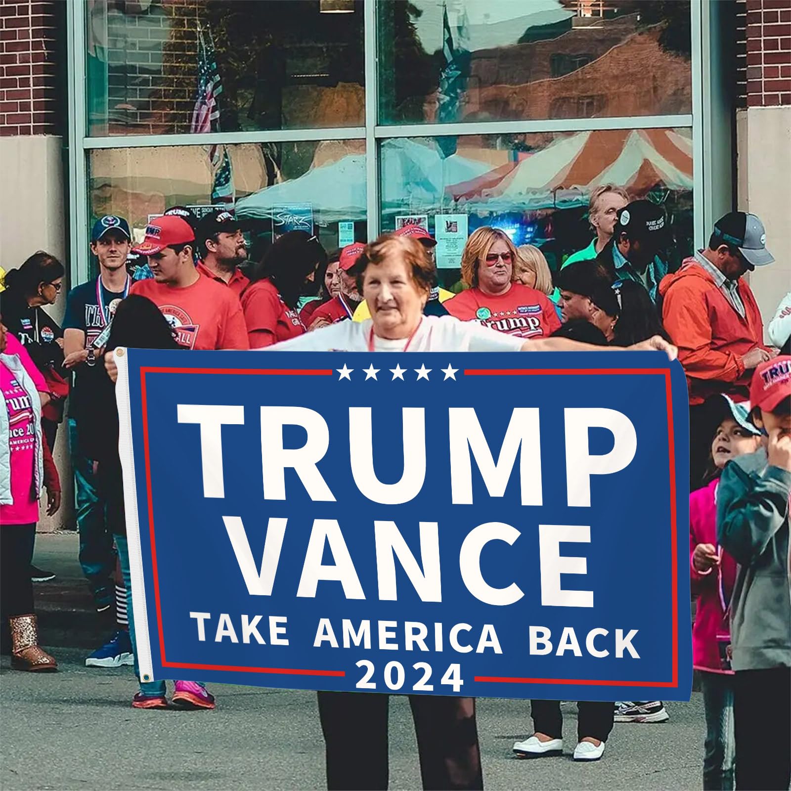 Snapklik.com : Probsin Trump Vance 2024 Flag 3x5 Ft Double Sided Trump ...