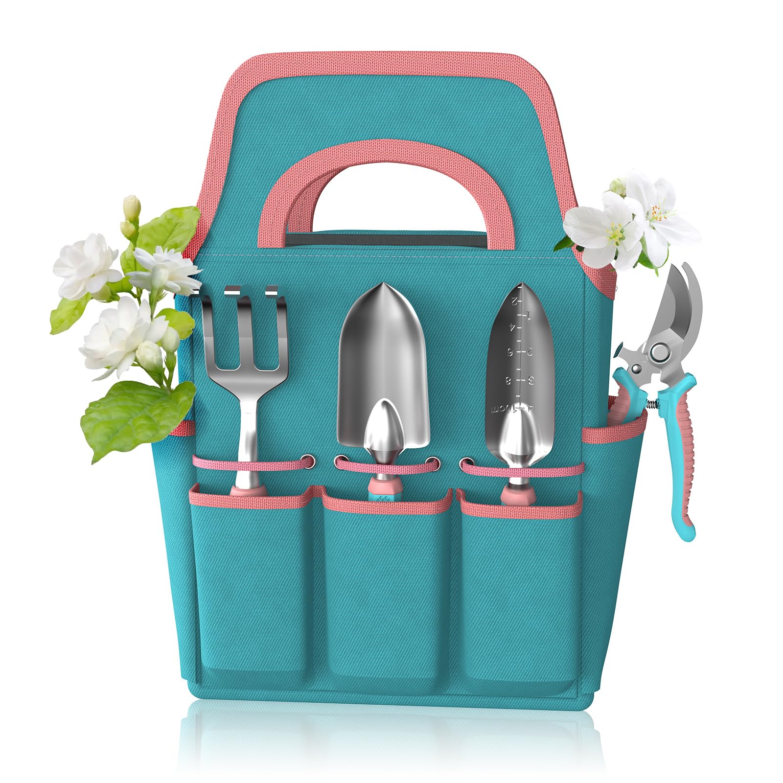 Amazon.com : 6 Pcs Garden Tool Set, Gardening Hand Tools Aluminum Alloy ...