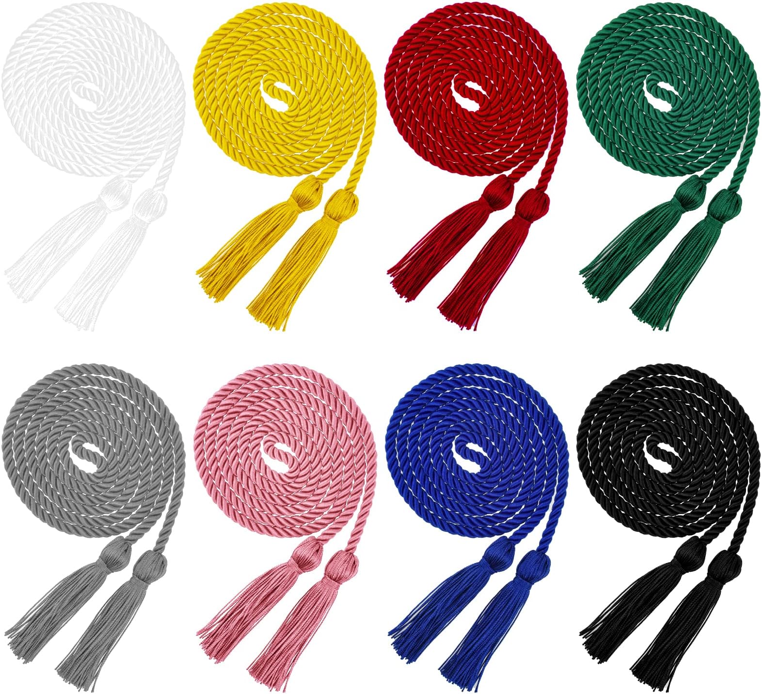 Amazon.com: 26 Pcs 2023 Graduation Cords with Tassel Bulk 67 Inch Honor ...