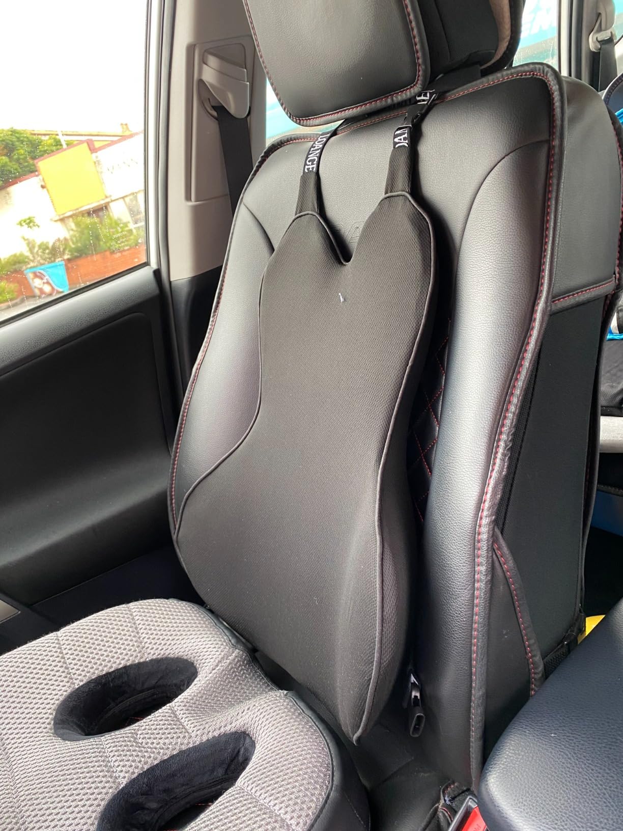 Lumbar Support Pillow for Car, Soothe Back Discomfort with 20.9 ...