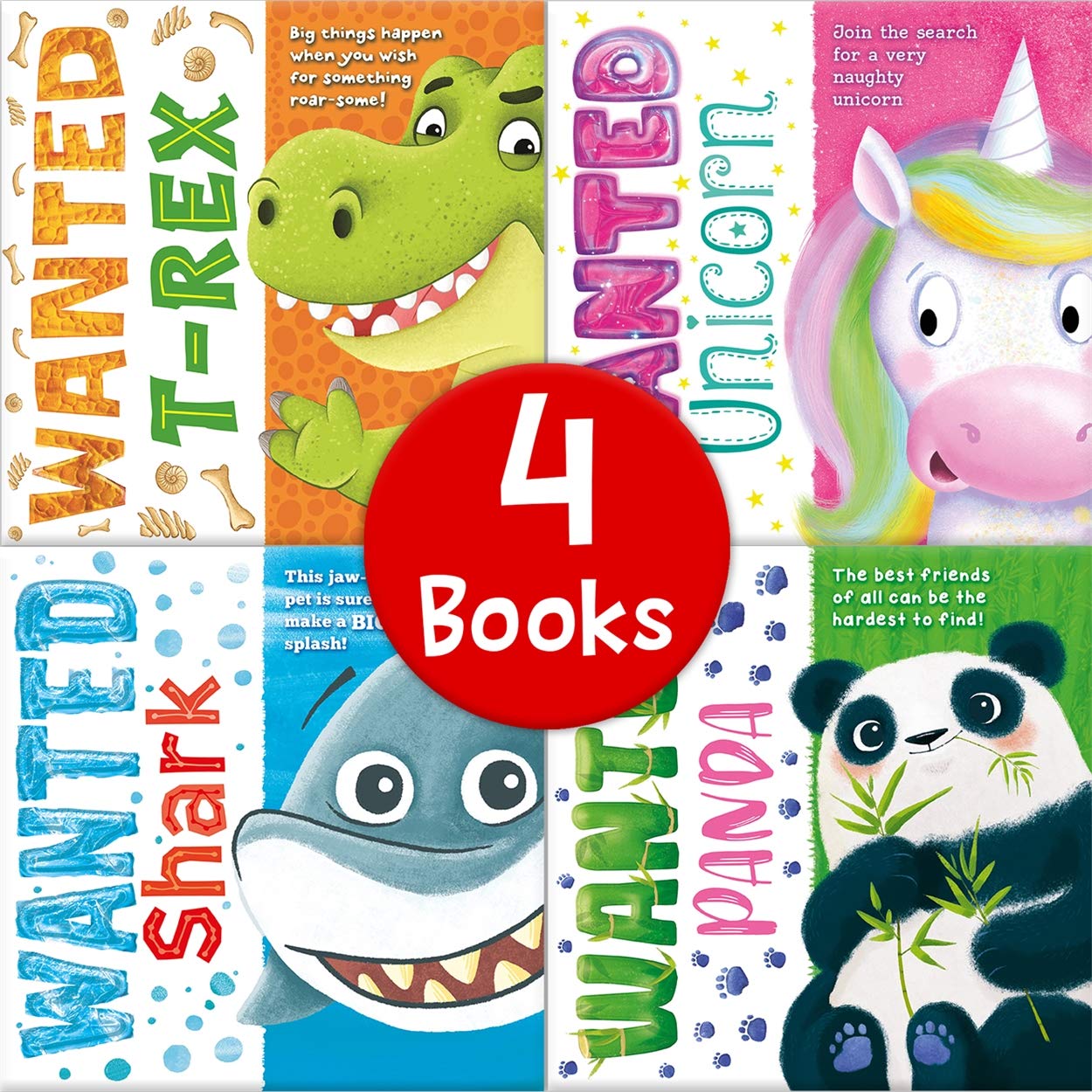 Wanted! (x 4 Picture Books Set): Igloo Books: 9781801083881: Amazon.com ...