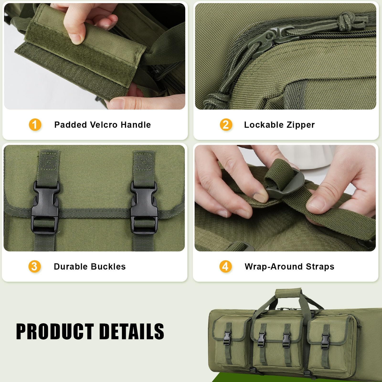 Snapklik.com : PERFBAGS Double Rifle Backpack Tactical 36 Inch, Soft ...