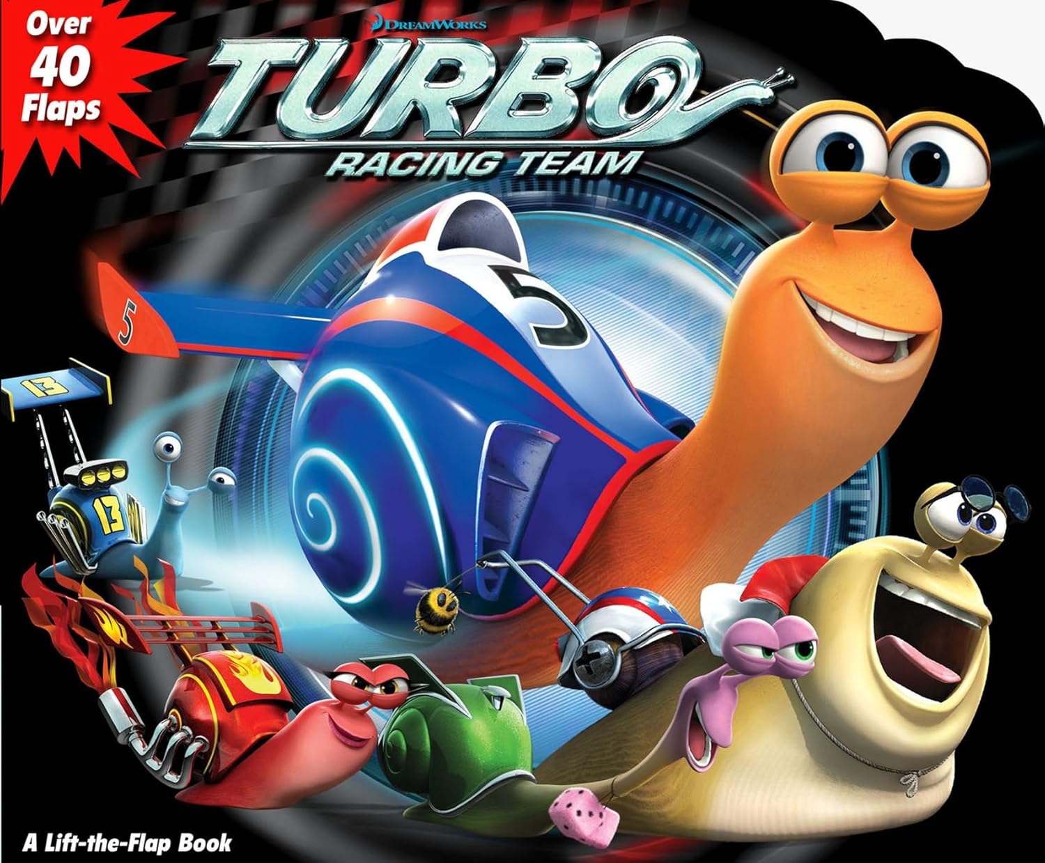 DreamWorks Turbo Racing Team (1) (Lift-the Flap): Dreamworks Turbo ...