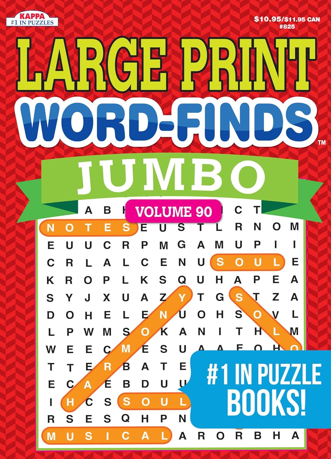 Jumbo Large Print Word-Finds Puzzle Book-Word Search - Kappa Books ...