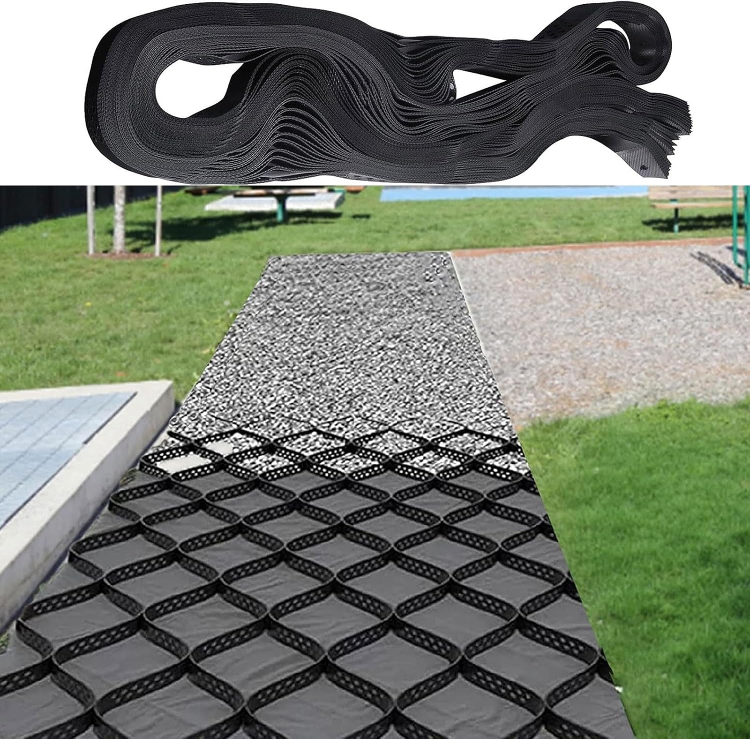 Amazon.com : DRemdo 2Inch Geocell Grid， 3ft/ 6ft/ 10ft/ 13ft/ 20ft ...