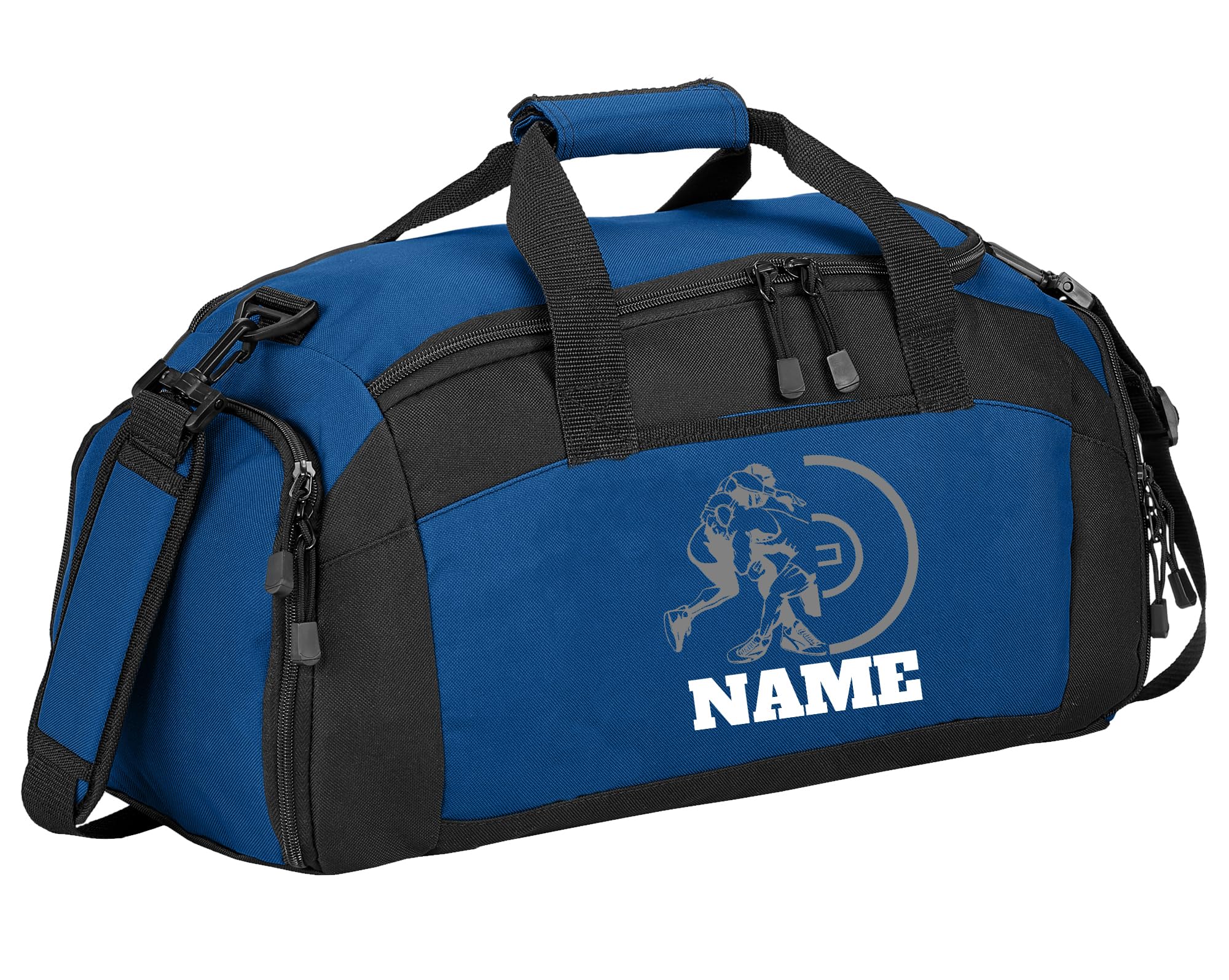 Amazon.com | Personalized Sports Duffle Bag with Shoe Compartment ...