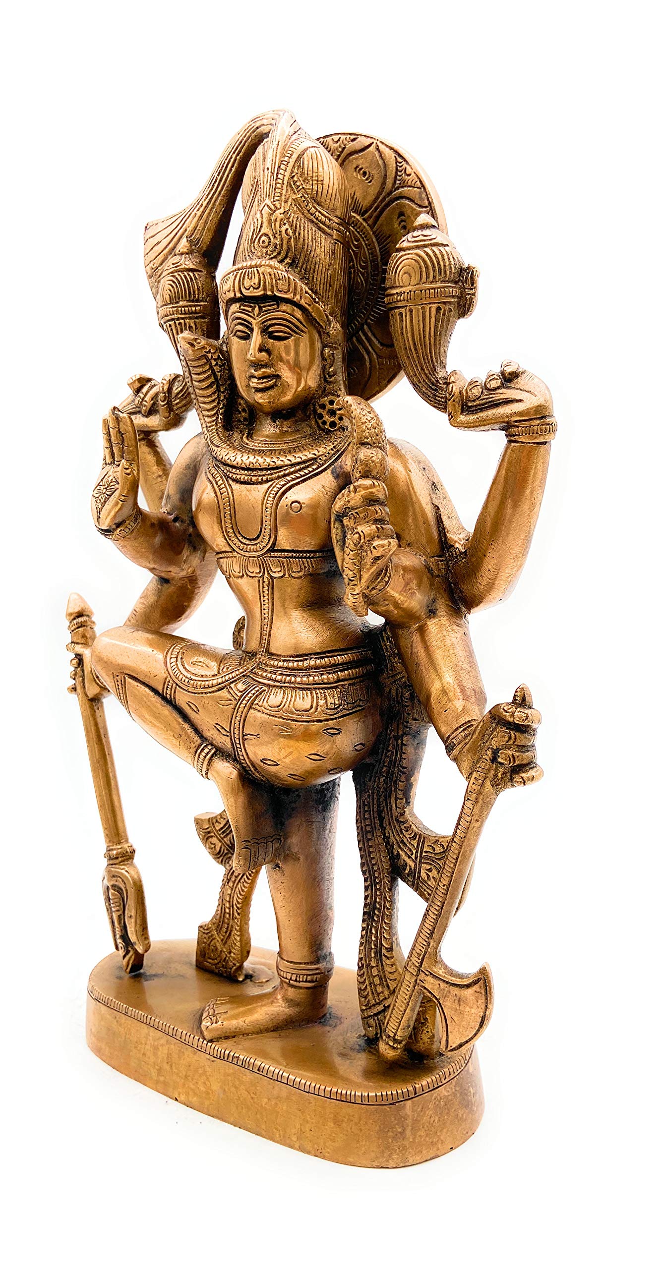Buy Bhunes Brass Shiva Statues |Lord Shiv Idol | Shankar Idol | Shiva ...