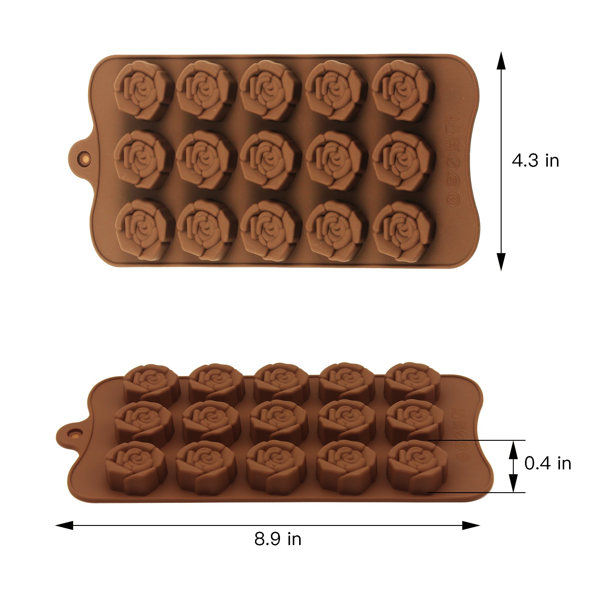 Snapklik.com : Truffle Mold, Set Of 4 Packs Food Grade Non-Stick ...