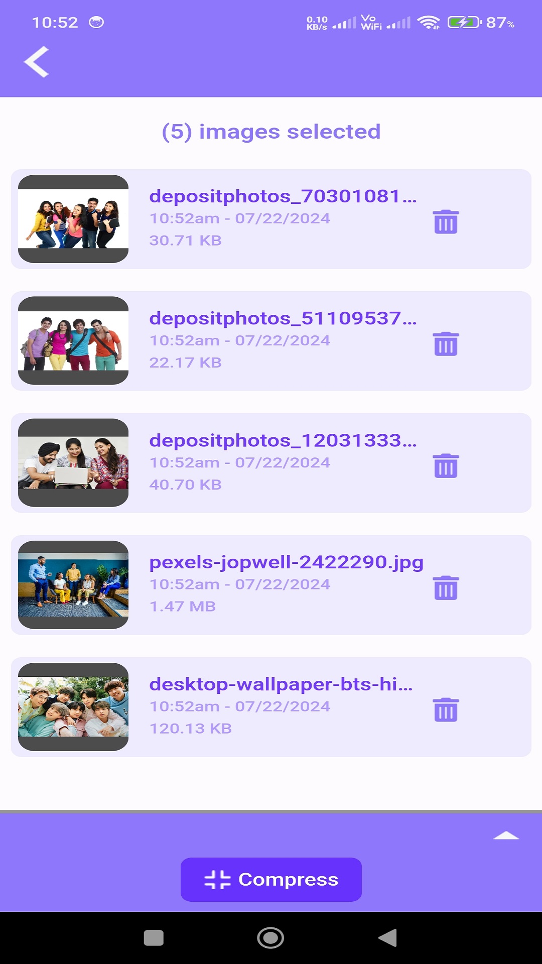Bulk Image Compressor - App on Amazon Appstore