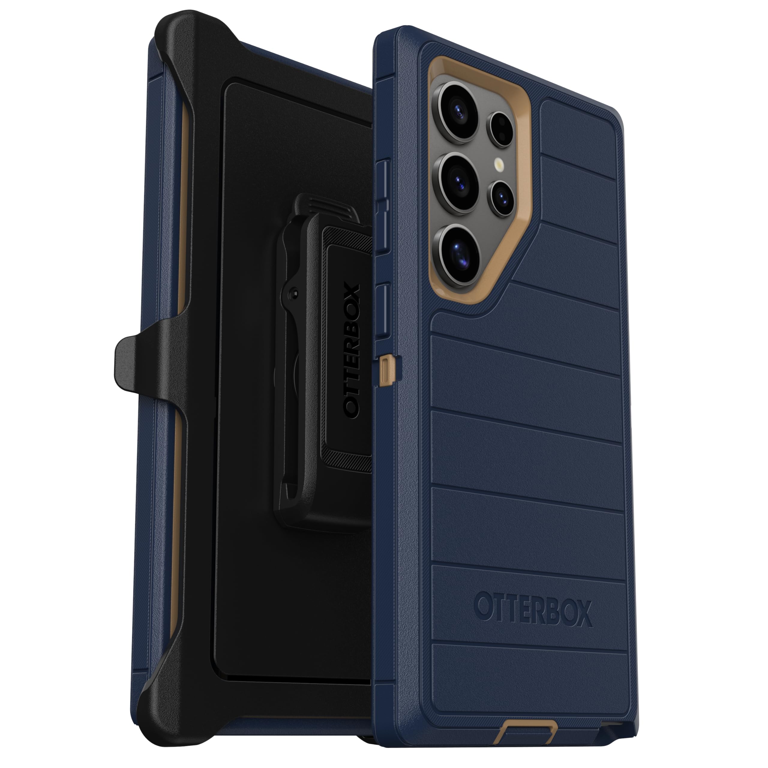 OtterBox Samsung Galaxy S24 Ultra (Only) - Defender Series Case - Blue Suede Shoes - Screenless ...