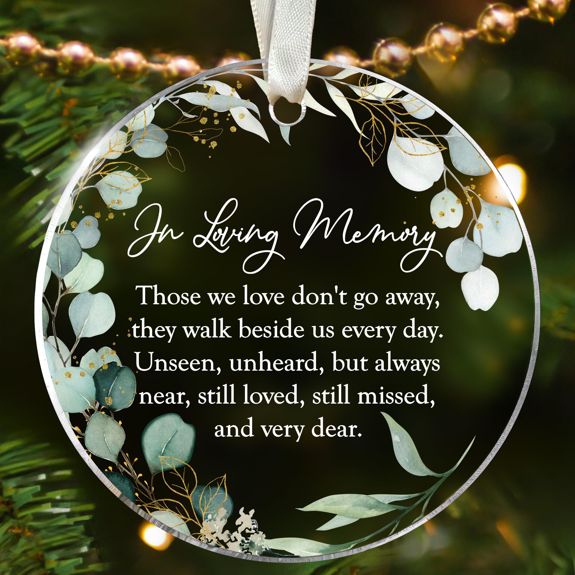 Amazon.com: Memorial Ornament 2024 - Memorial Ornaments for Loss of ...