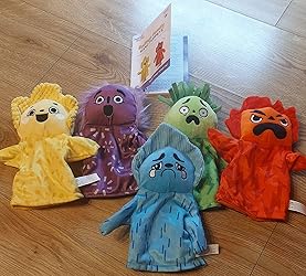 Learning Resources Feelings Family Hand Puppets Set, Hand Puppets for ...