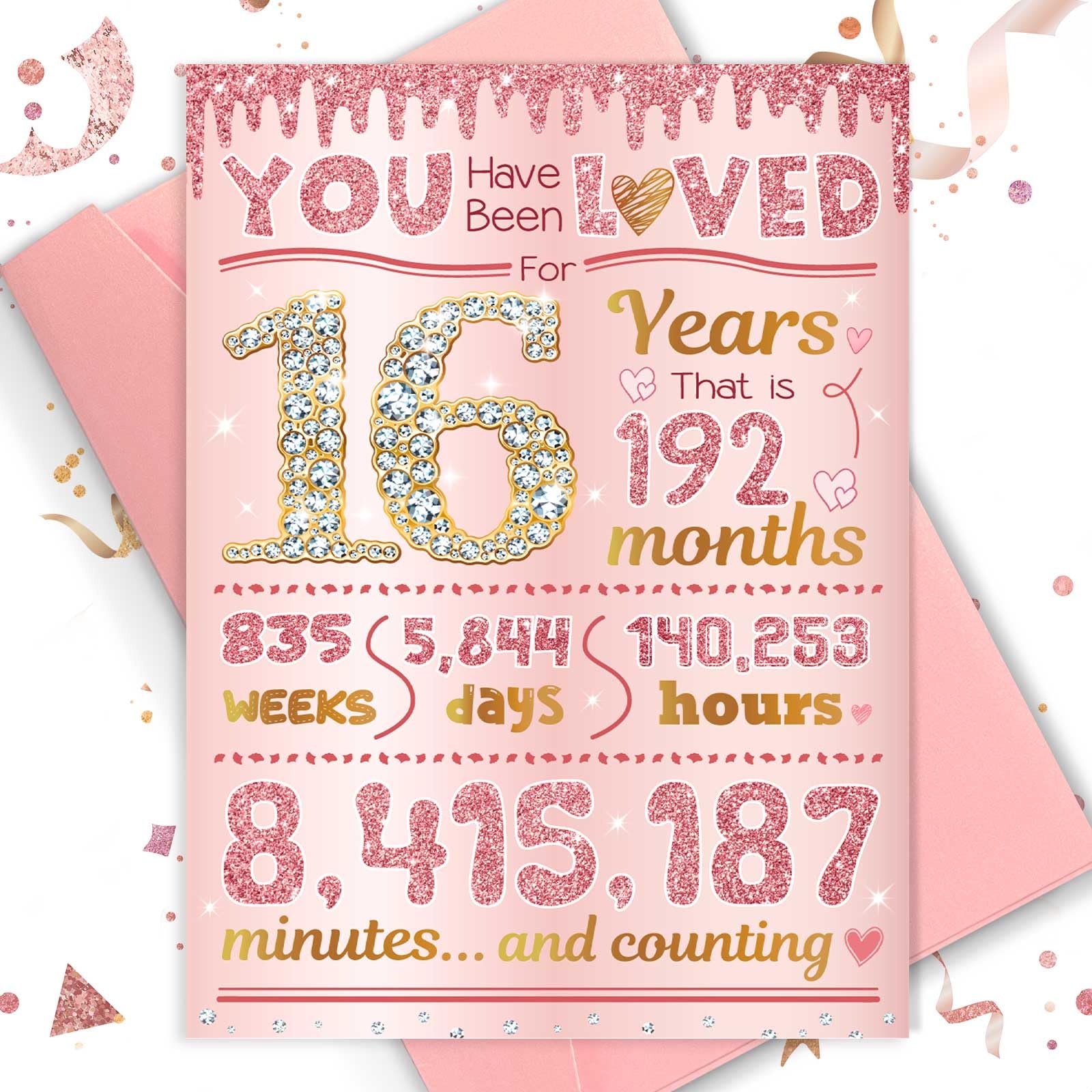 Sweet 16th Birthday Cards Daughter 16th Birthday By Dale Simpson
