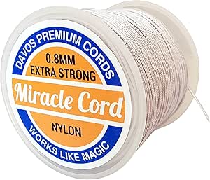Miracle Cord 0.8mm Nylon Thread Bracelet Making Multi-Use Braided ...