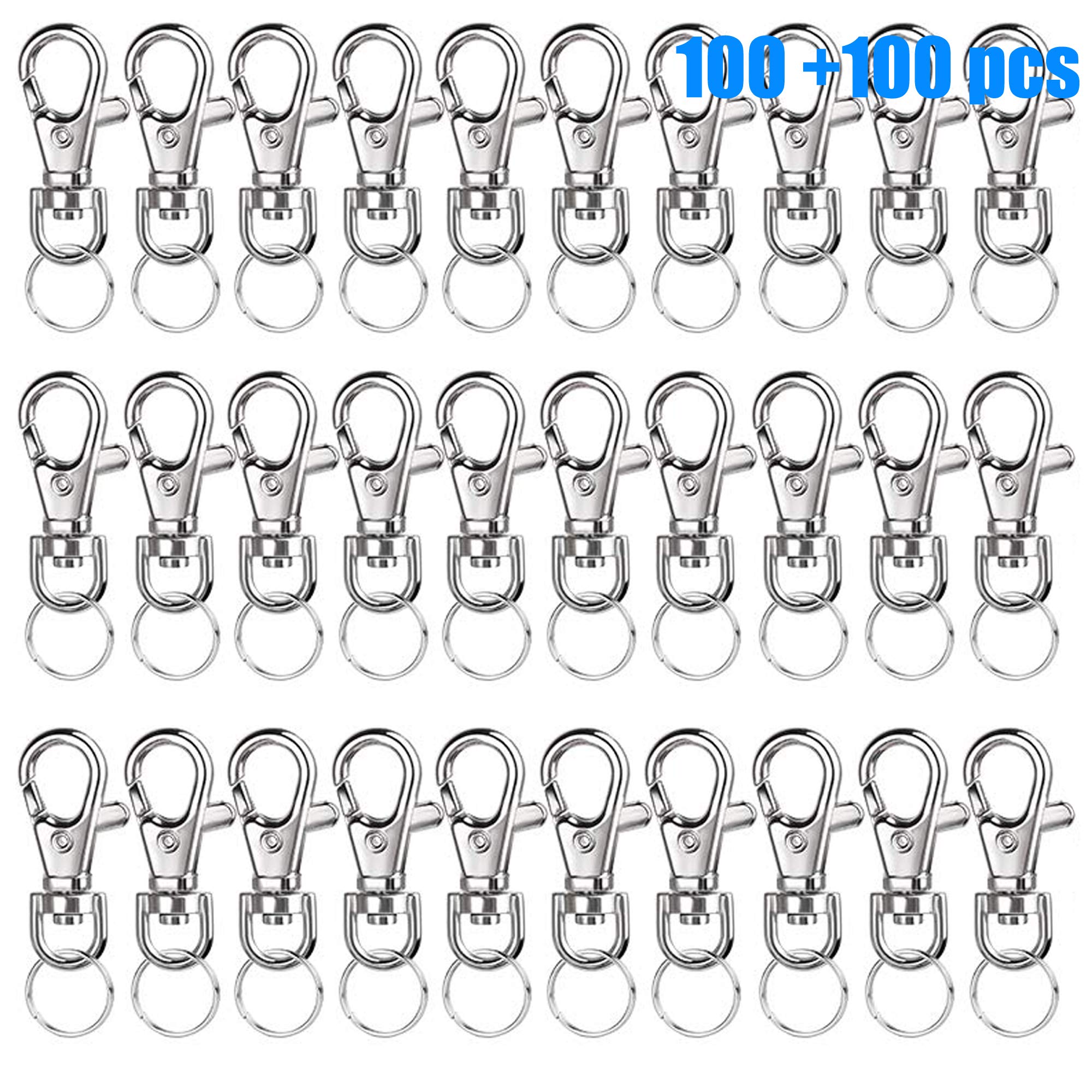 Amazon.com: Goyunwell Small Swivel Lobster Clasps Lobster Claw Clasp ...