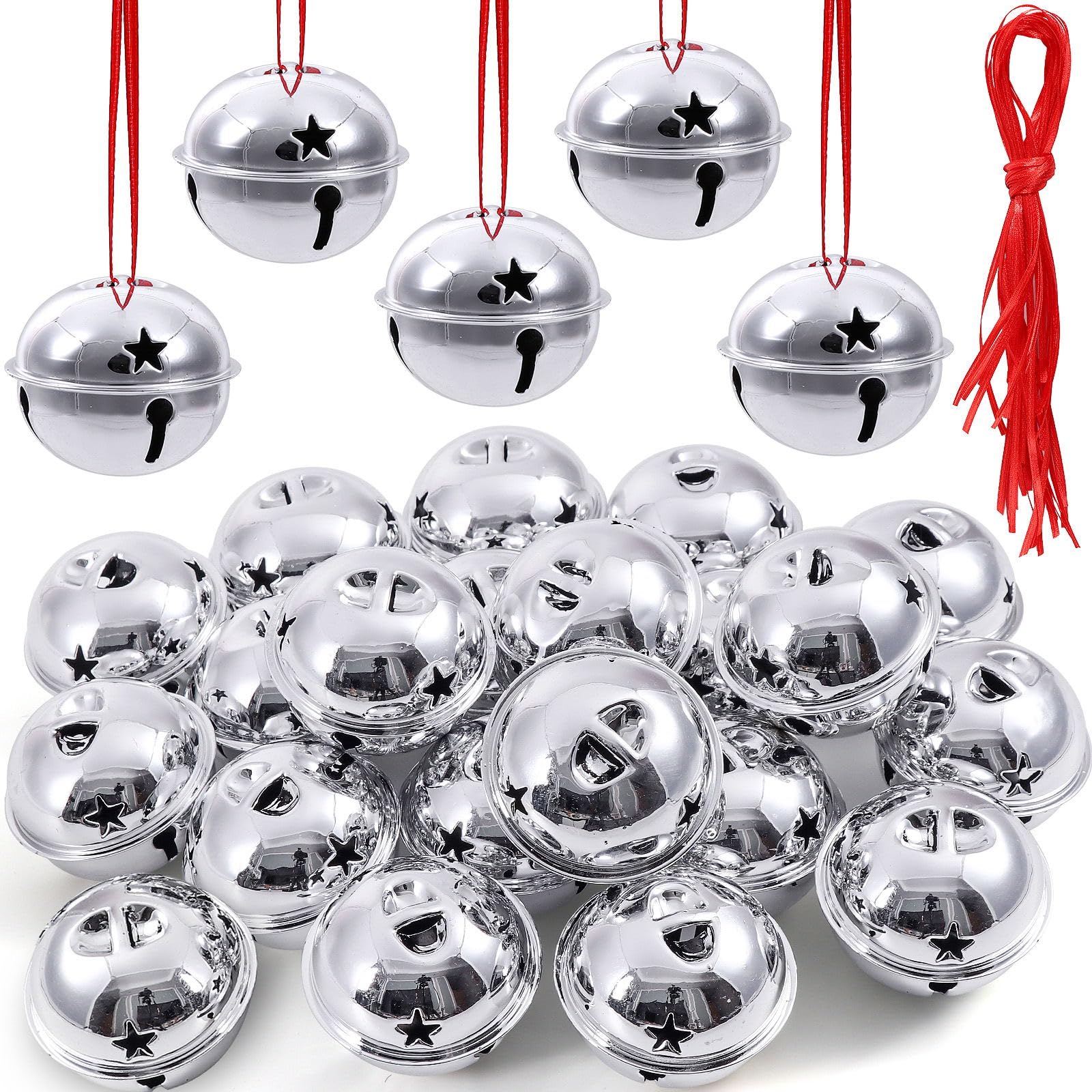 Silver Bell Christmas Centerpieces DIY Silver Bell Trio A Dollar
