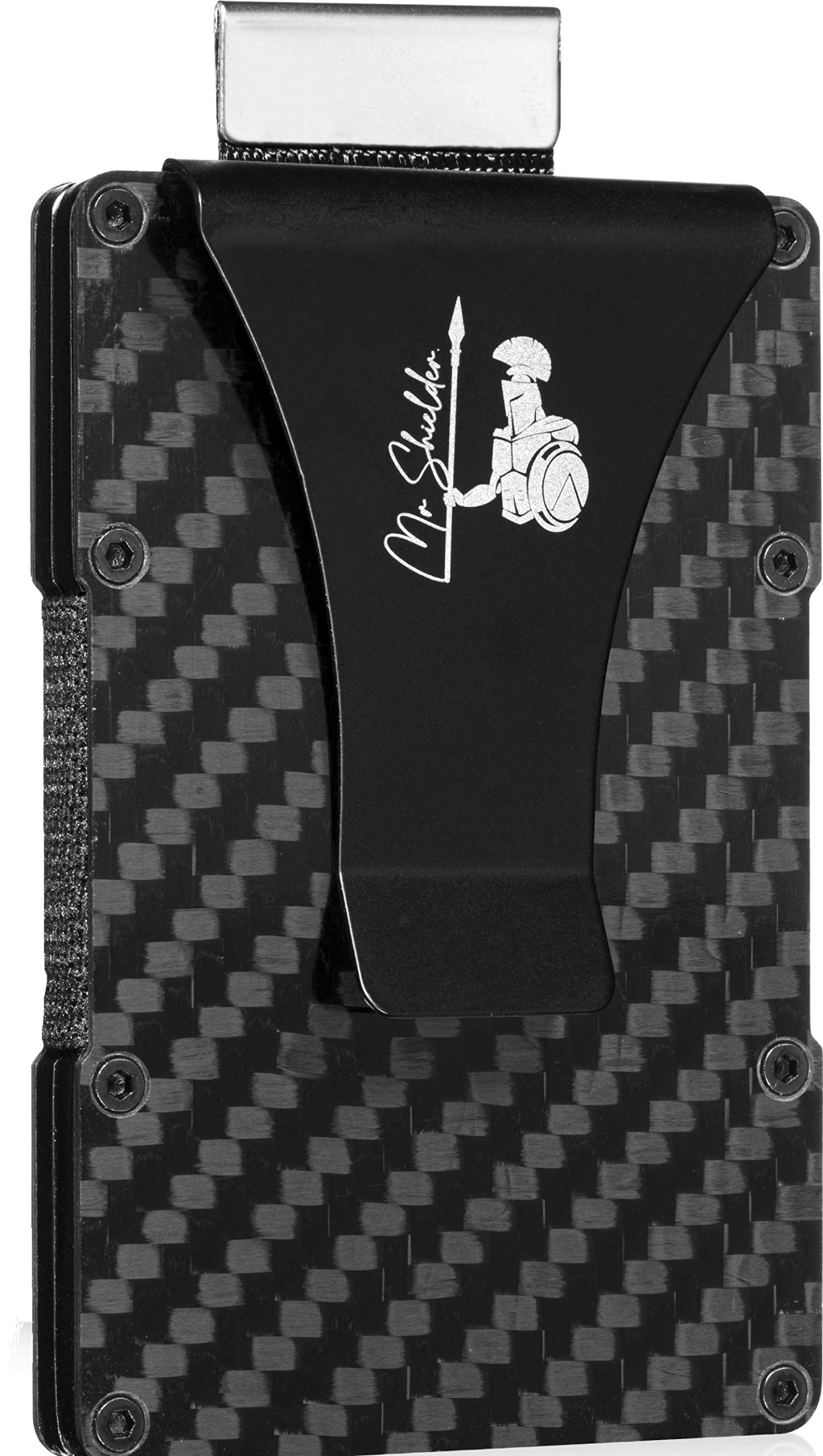 Buy Carbon Fiber Wallet With Money Clip and Smart Pull-Out Strap for ...