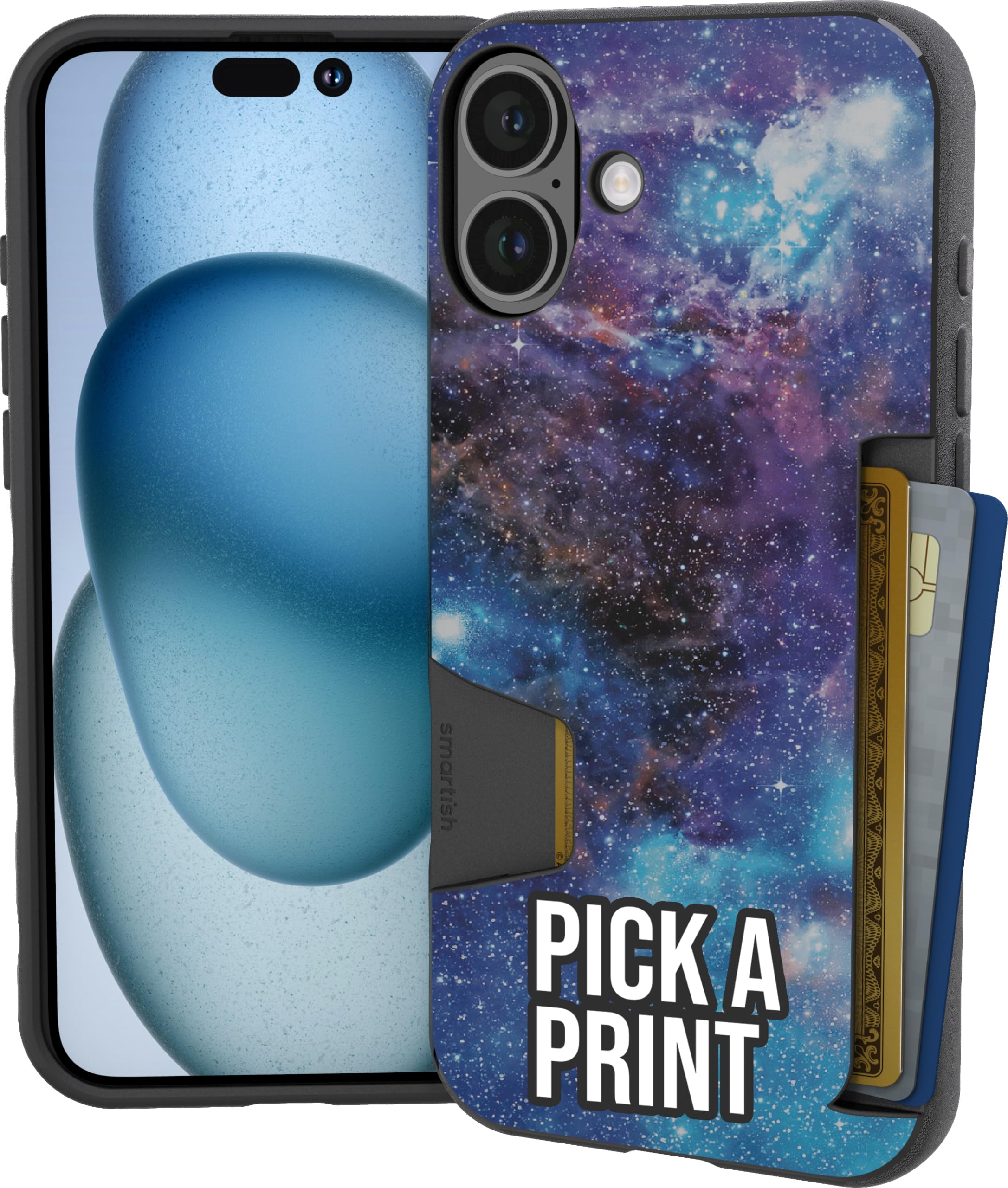 Amazon.com: Smartish® iPhone 16 Plus Wallet Case - Wallet Slayer Vol. 1 ...