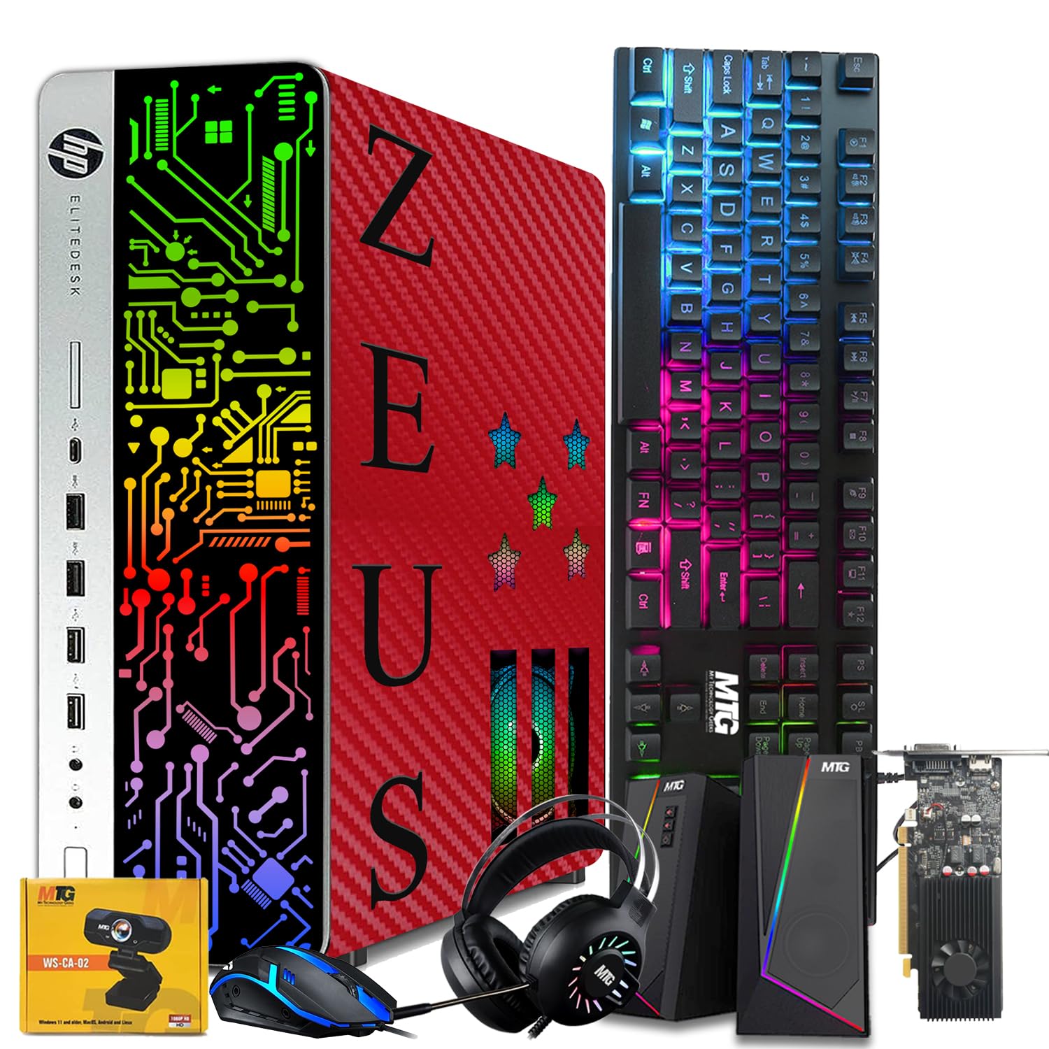 Amazon.com: HP G3 Gaming Desktop PC, Intel Core i7 6th Gen, GT 1030 2GB ...