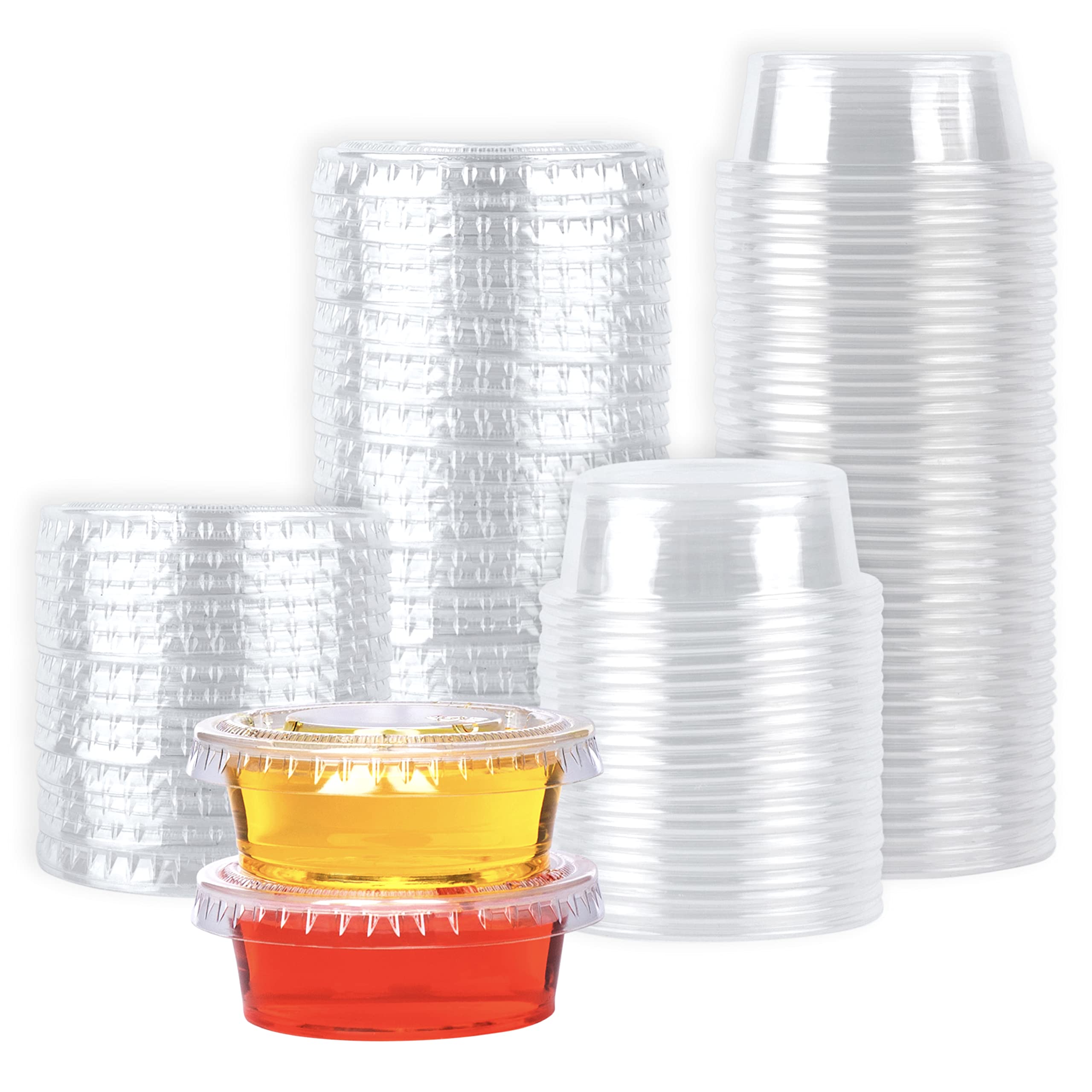Amazon.com: [50 Sets - 1.5 oz.] Jello Shot Cups Condiment Containers ...