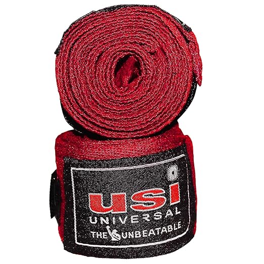 Buy USI Universal Boxing Hand Wrap, 628C Stretchable Hand Wraps (2 Pair ...
