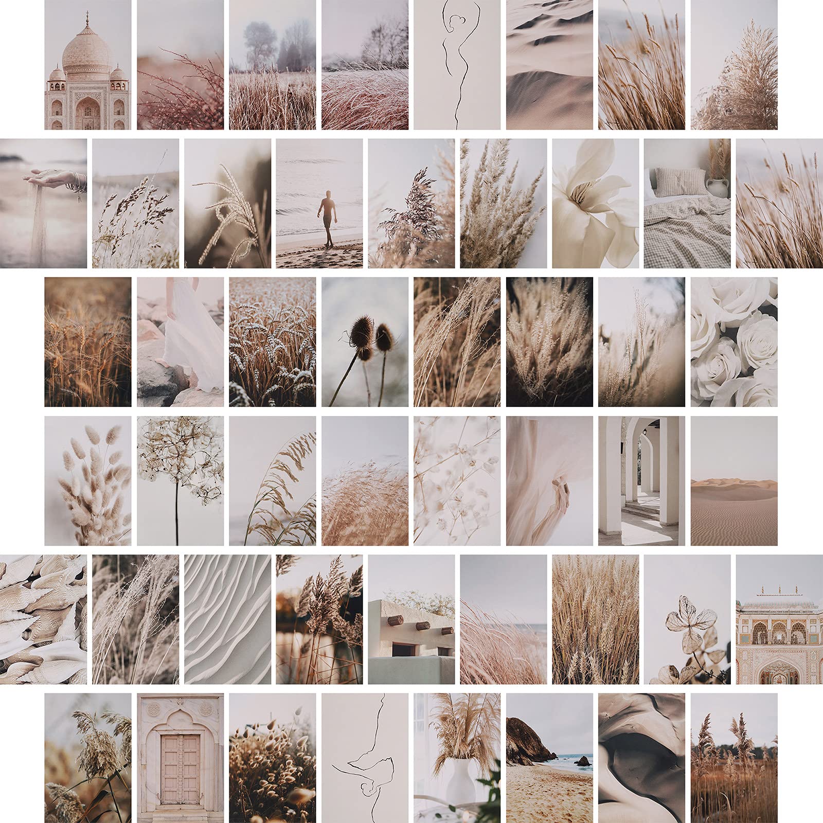 Buy Wall Collage Kit, 50 Pcs Photo Collage Kit for Wall Aesthetic ...