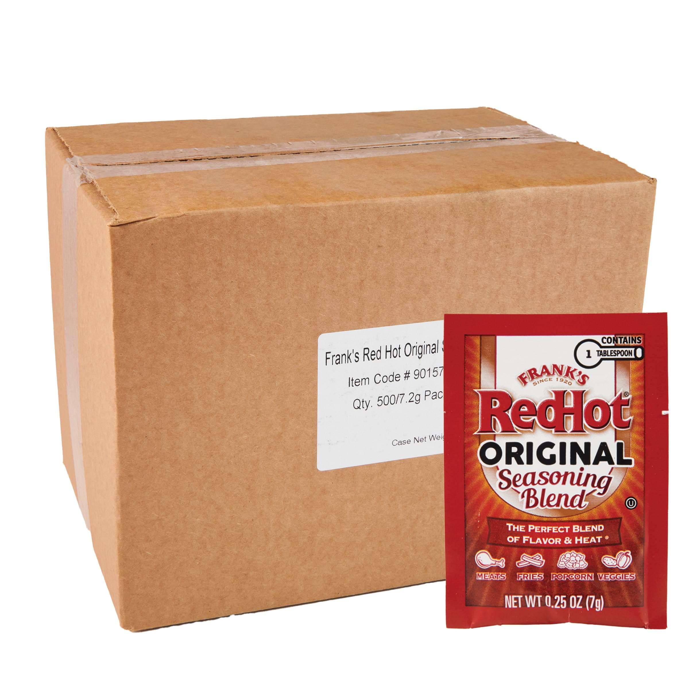 Amazon.com : Frank's RedHot Original Seasoning Blend, 0.25 oz (Pack of ...