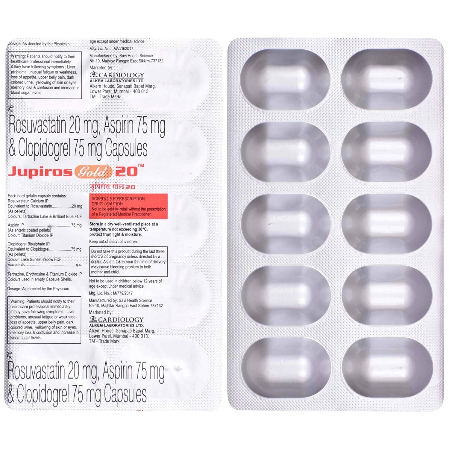 Jupiros Gold 20 - Strip of 10 Capsules : Amazon.in: Health & Personal Care