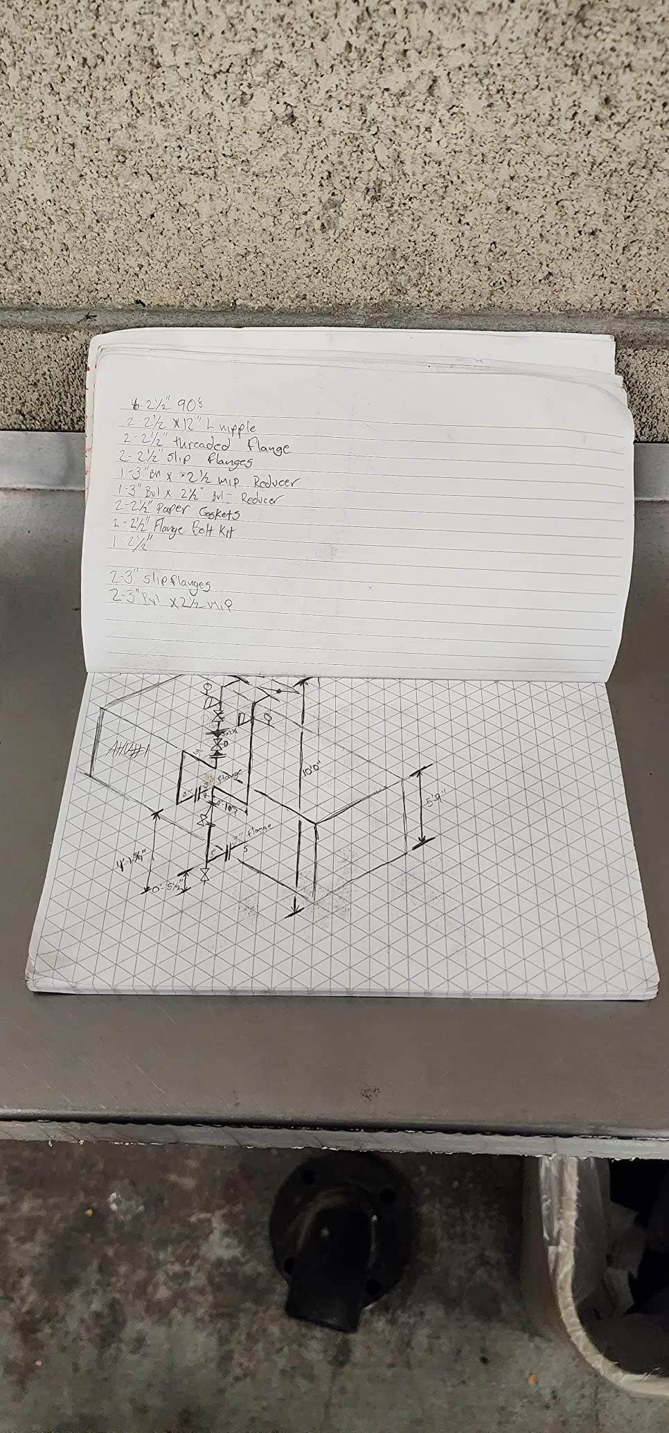 Pipefitter's Notebook, Pipefitter Journal, Graph Paper Notebook ...