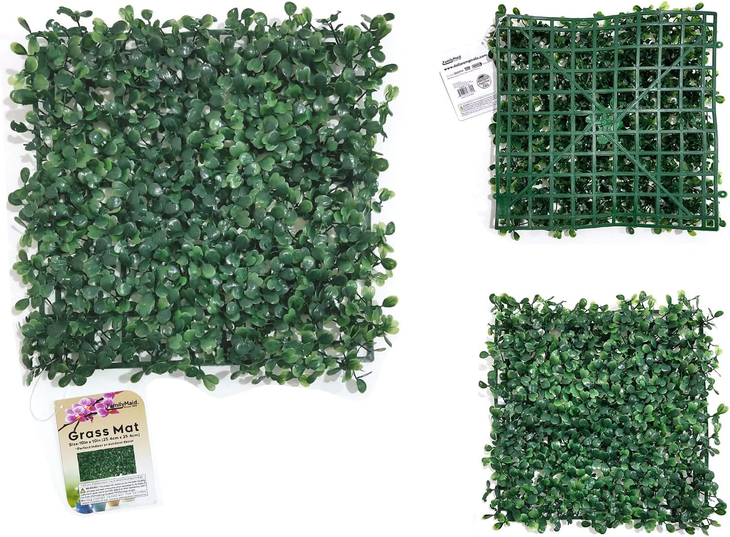 Family Maid Artificial Grass Mat Backdrop Garden Wall Panel Bedroom ...