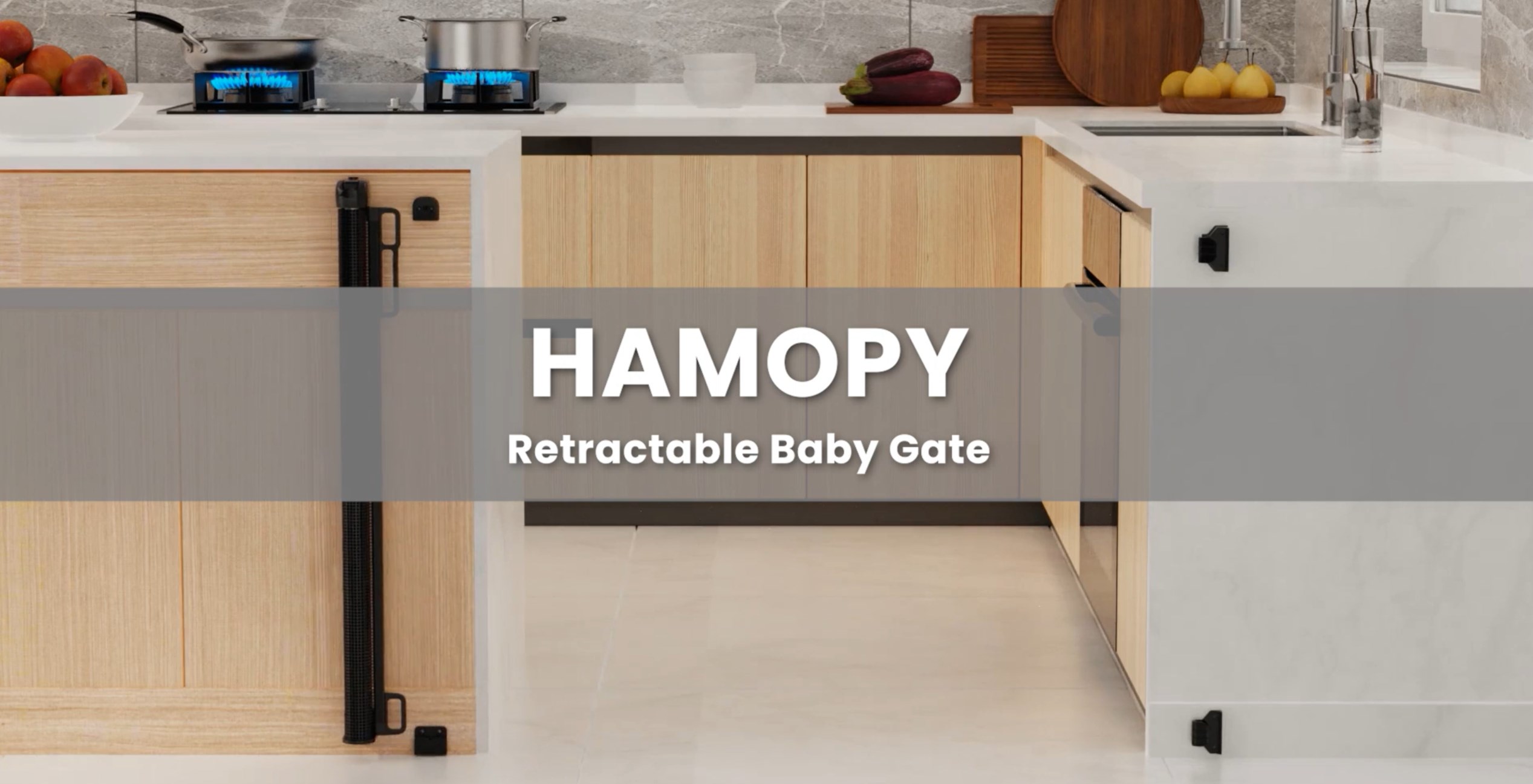 Watch HAMOPY Retractable Baby Gate Installation on Amazon Live
