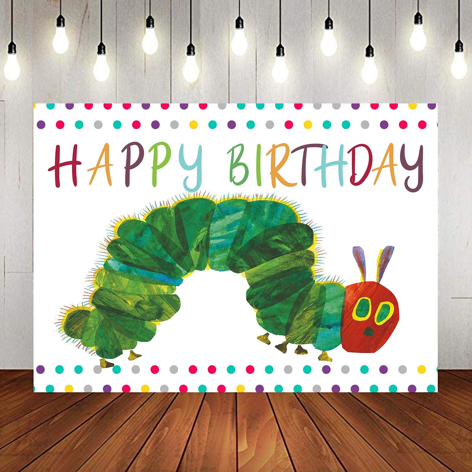 Buy Happy Birthday Photography Backdrop for Hungry Caterpillar Theme ...