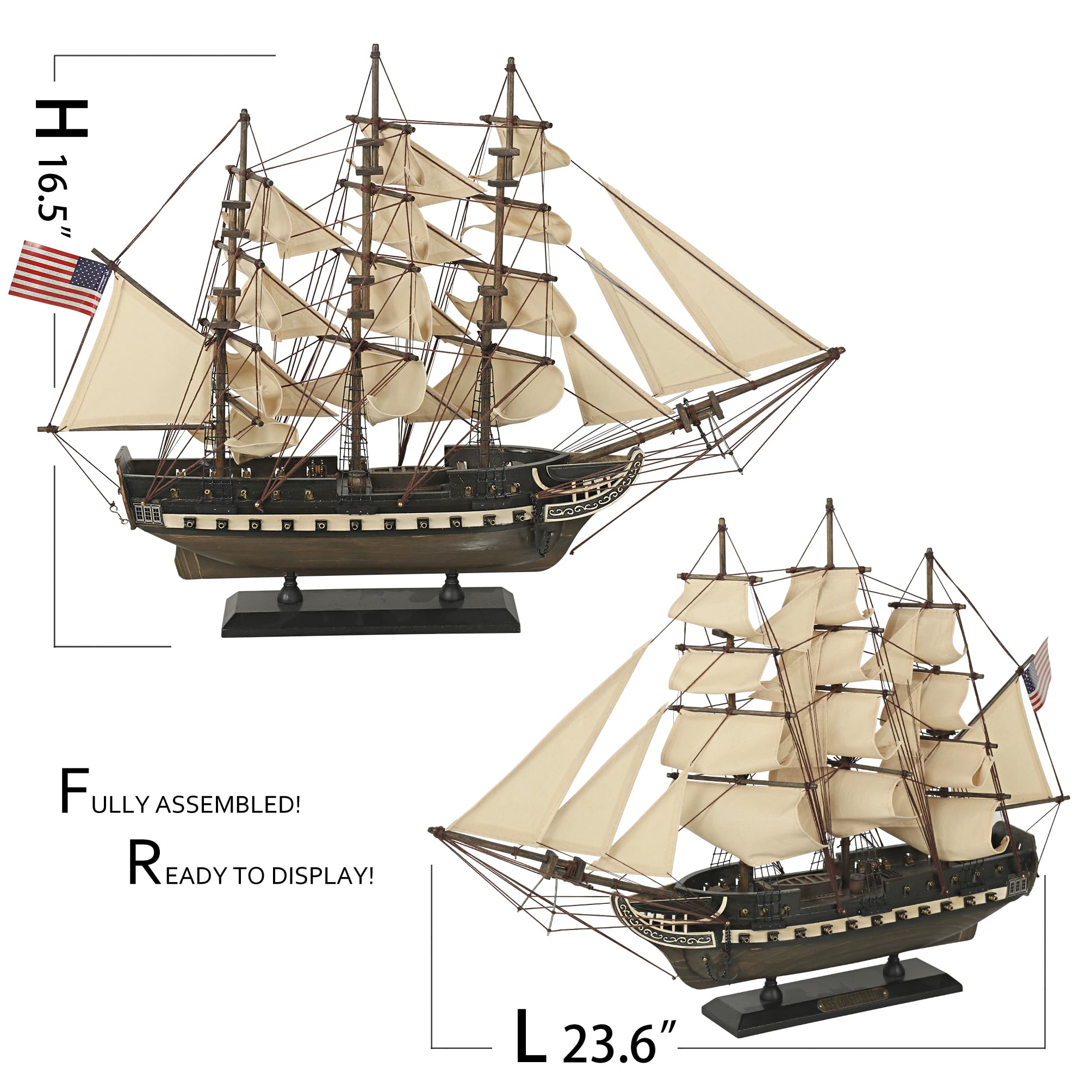 Model Ships USS Constitution Model Ship |Exclusive | For The Discerning ...