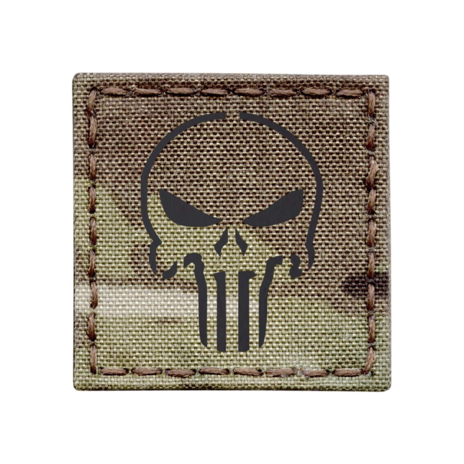 Buy IR Multicam OCP Punisher Skull 2x2 Infrared Morale Touch Fastener Patch Online at ...