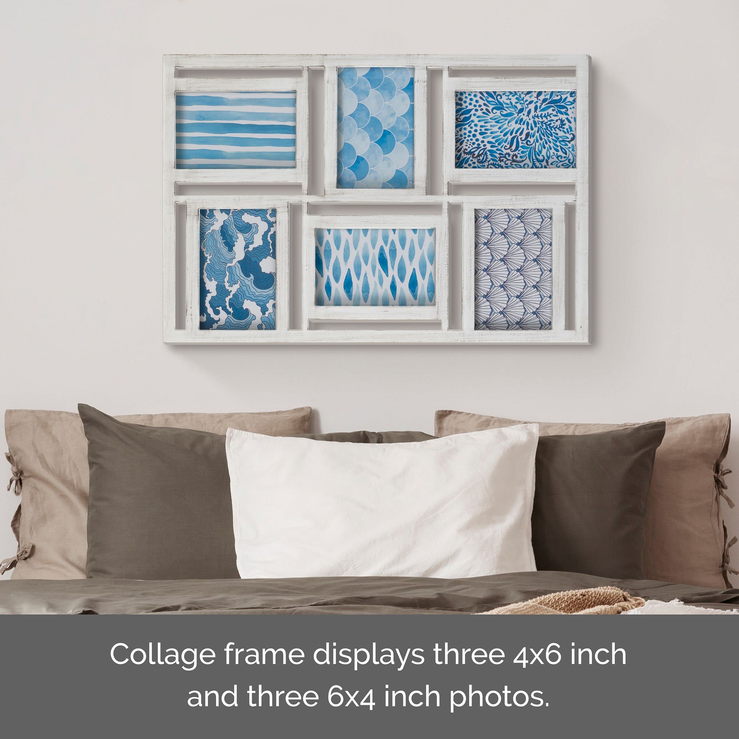 Snapklik.com : MELANNCO 6 Opening Collage Frame- Displays Three 4x6 And ...