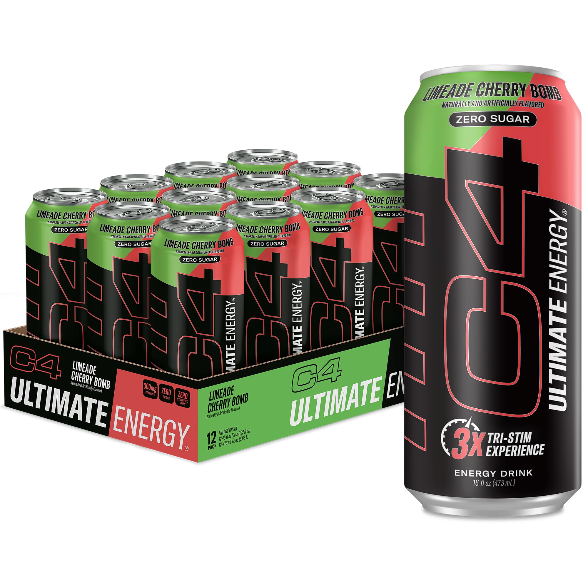 Amazon.com: C4 Ultimate | Pre Workout Sugar Free Energy Drink | Tri ...
