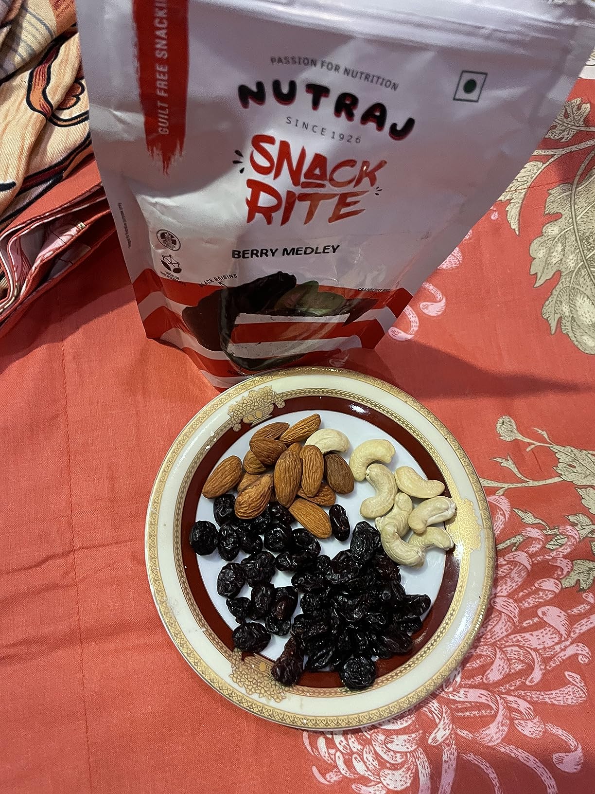 Nutraj Snackrite Berry Medley with Himalayan Pink Salt (Cranberry Whole ...