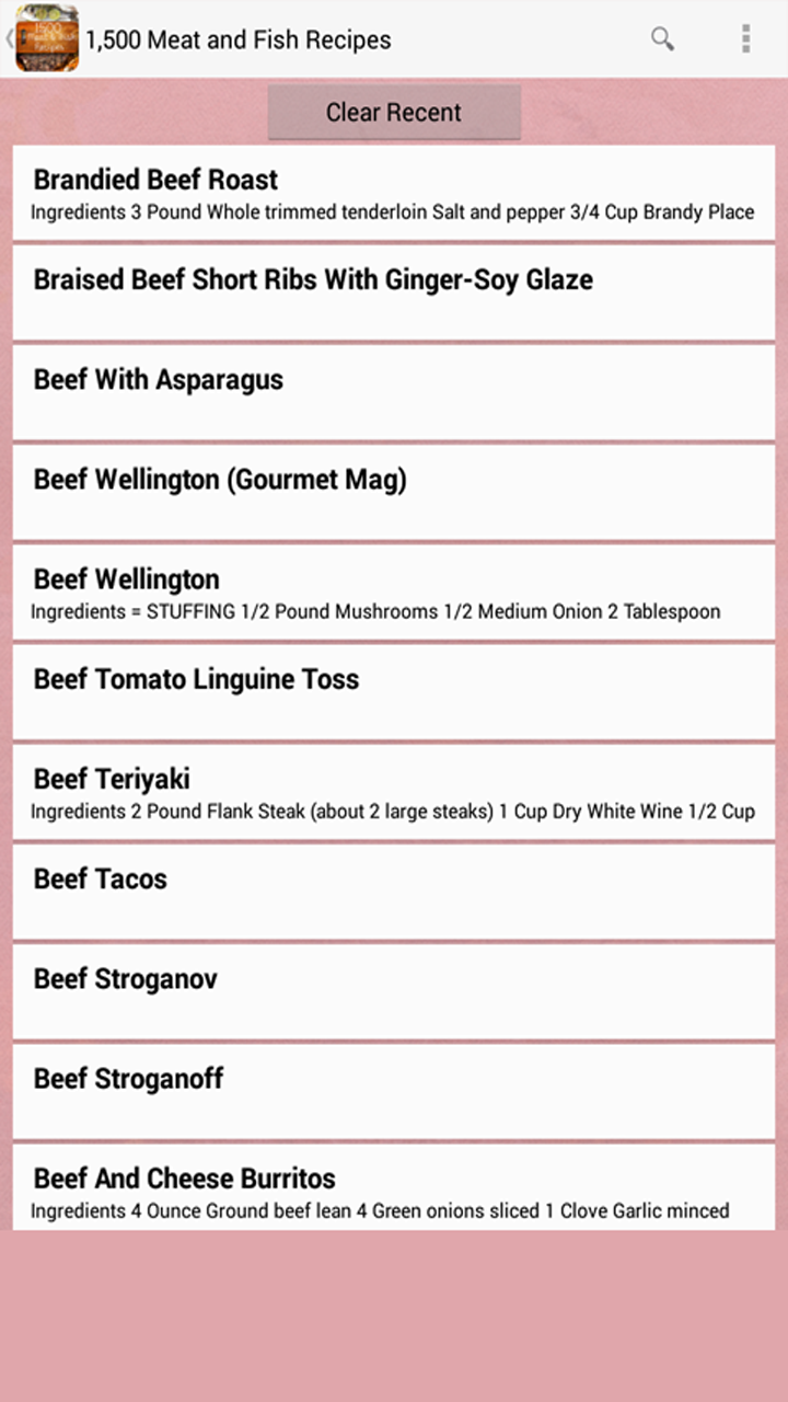 1500 Meat & Fish Recipes - App on Amazon Appstore