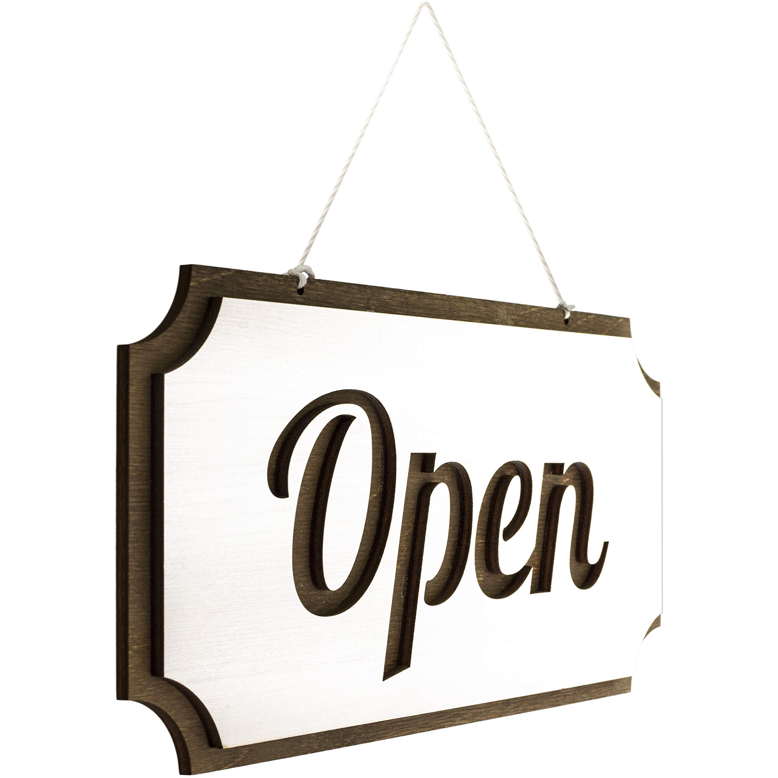 Rustic Wooden Open Closed Sign Double Sided Open Sign Vintage Style rustic-wooden-open-closed-sign-double-sided-open-sign-vintage-style