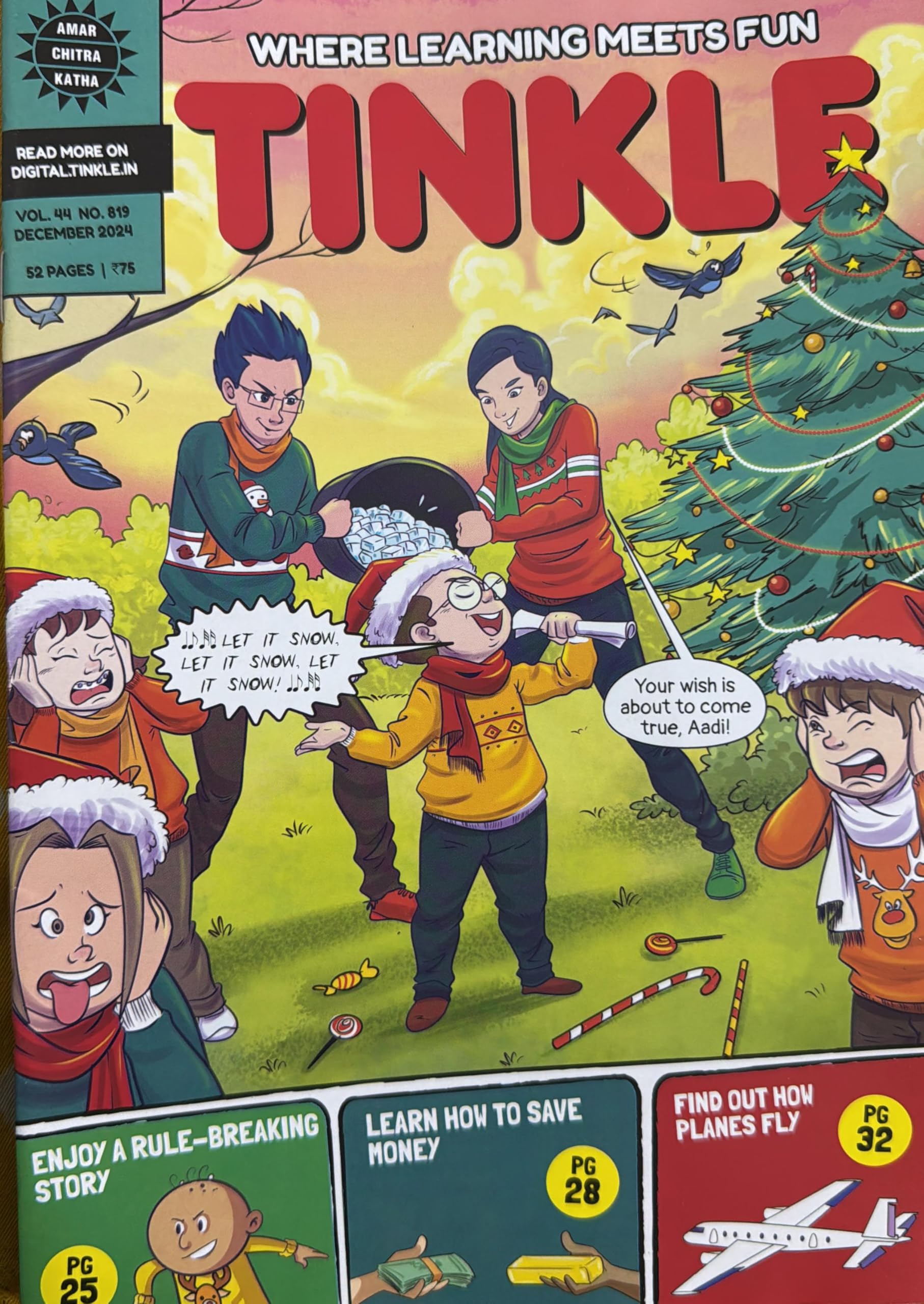 Buy Tinkle December 2024 Kids magazine - Christmas Special Book Online ...