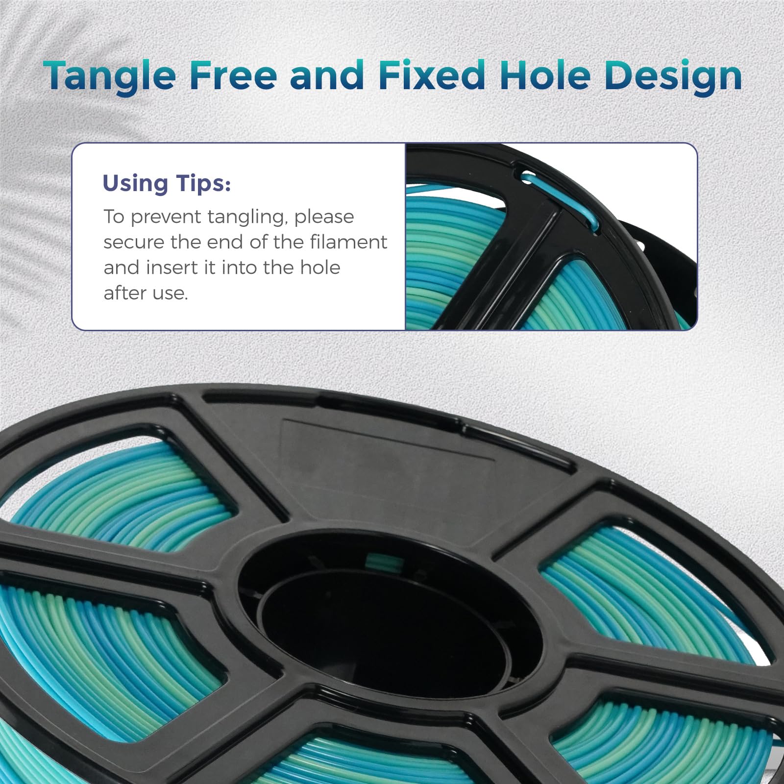 Snapklik.com : FLASHFORGE PLA Filament 1.75mm +/- 0.02mm Blue To Yellow ...