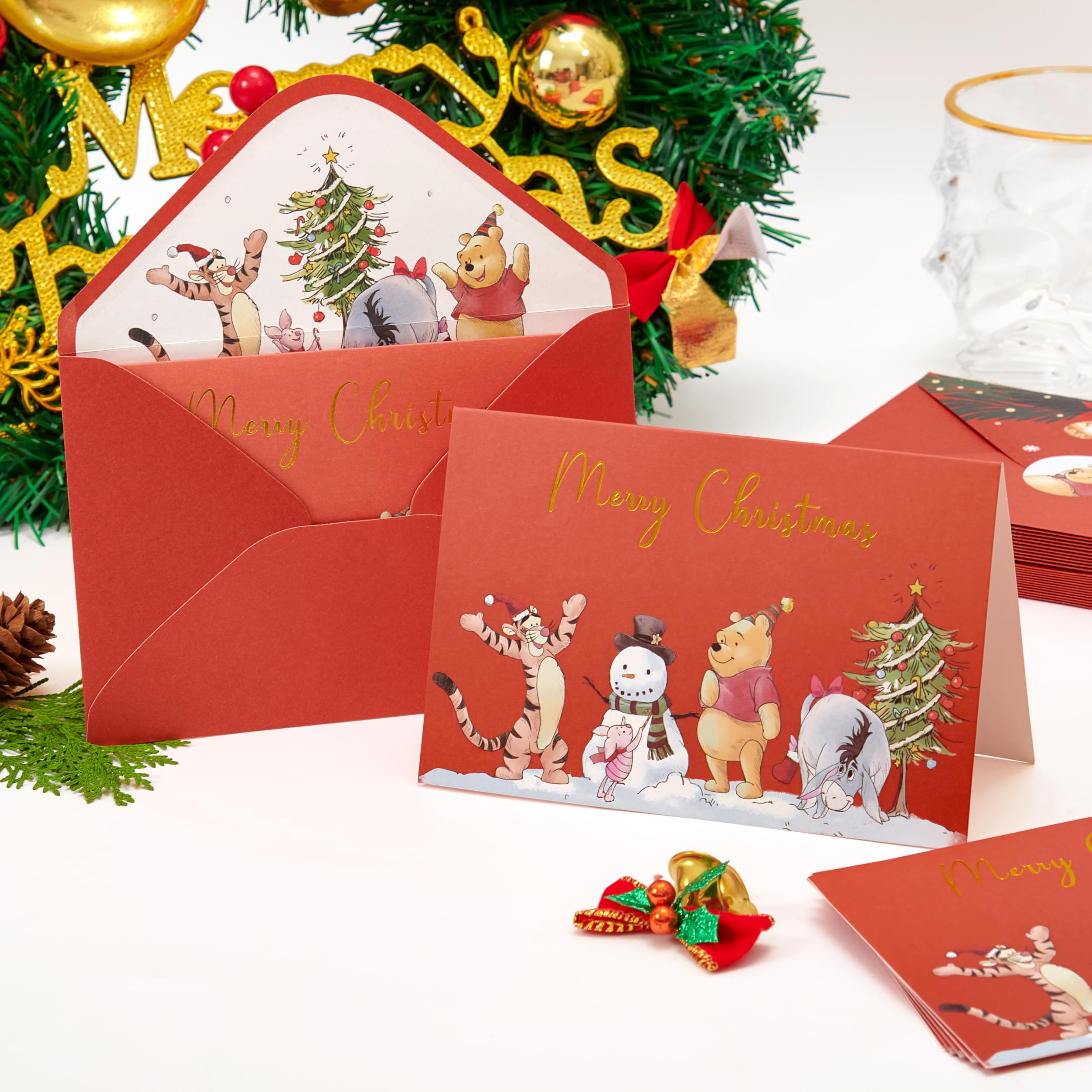 Snapklik.com : Crisky Winnie The Pooh Christmas Cards
