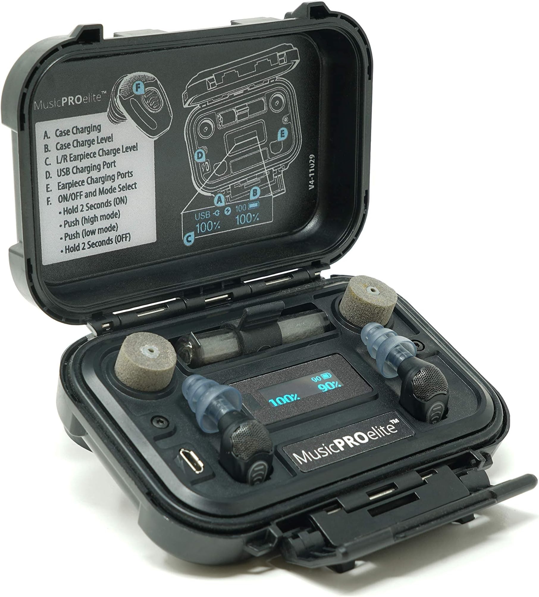 Amazon.com: 3M PELTOR TEP-200 Tactical Ear Plug Kit, NRR 23dB ...