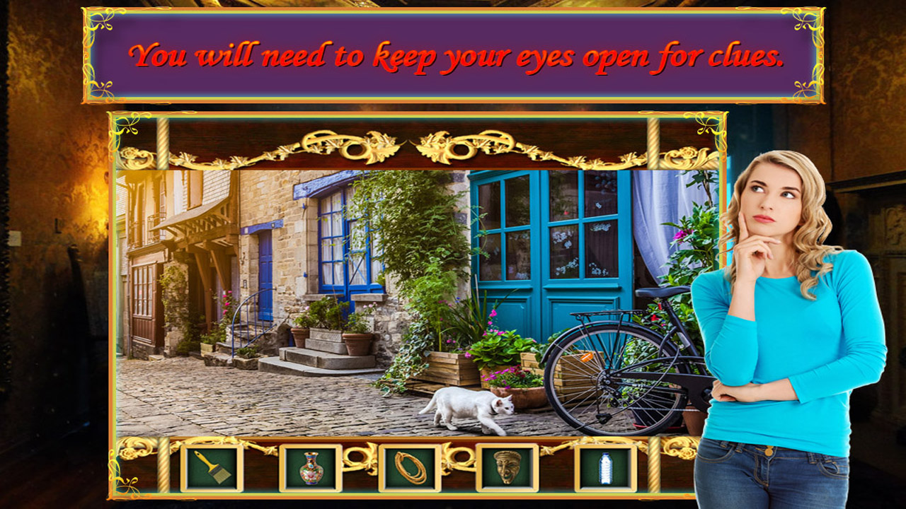 Hidden Object Games Free New - Catch the Necklace Thief - Application ...