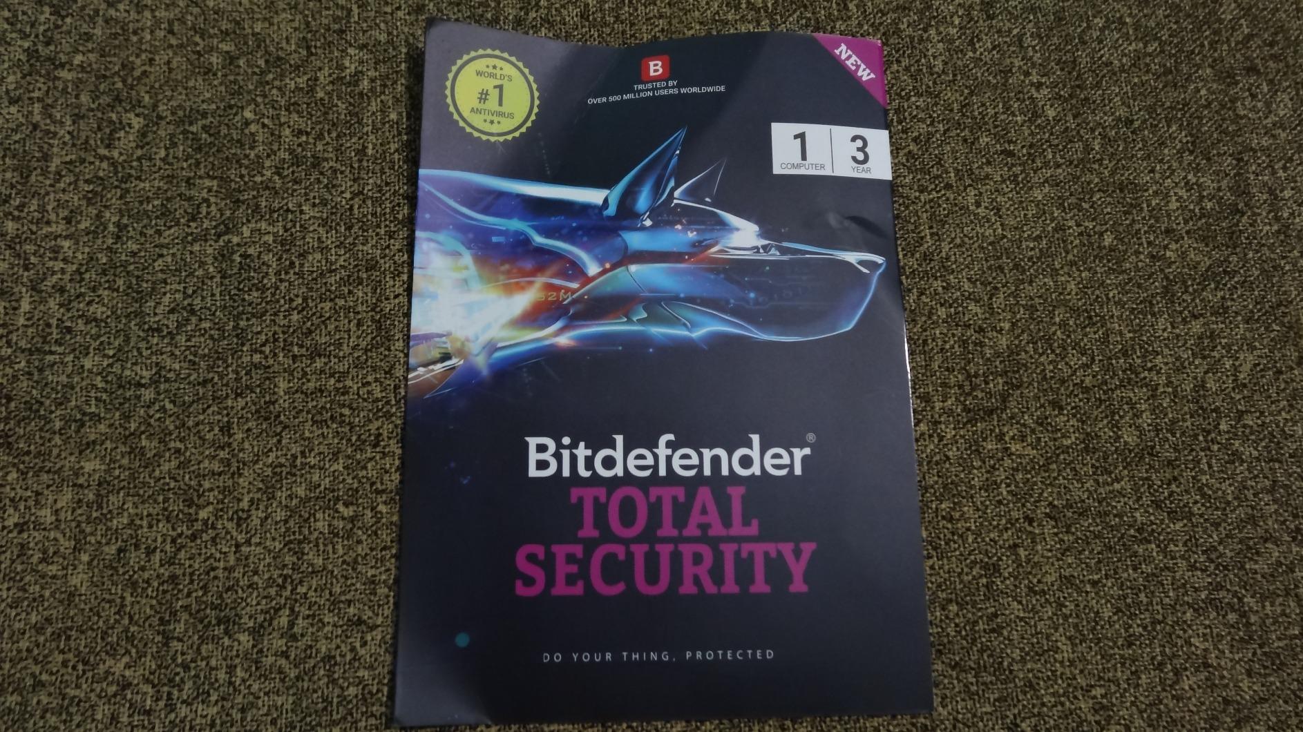 BitDefender Total Security Latest Version (Windows) - 1 User, 3 Years ...