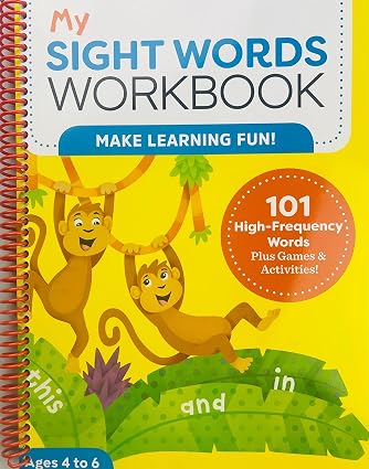 Amazon.com: My Sight Words Workbook: 101 High-Frequency Words Plus ...