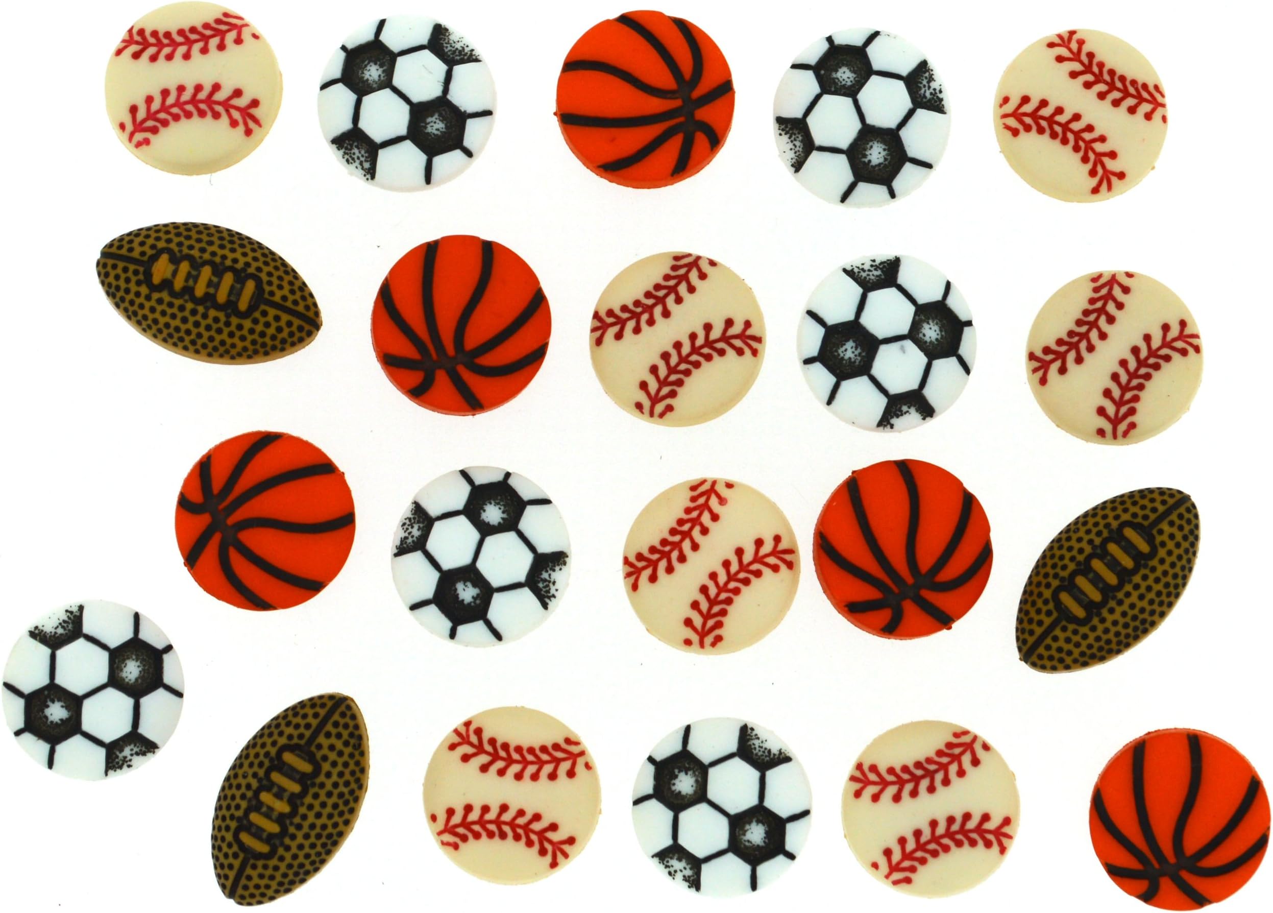 Amazon.com: MSCFTFB 100 Pieces 3/4inch Ball Sports Painting Round Wood ...