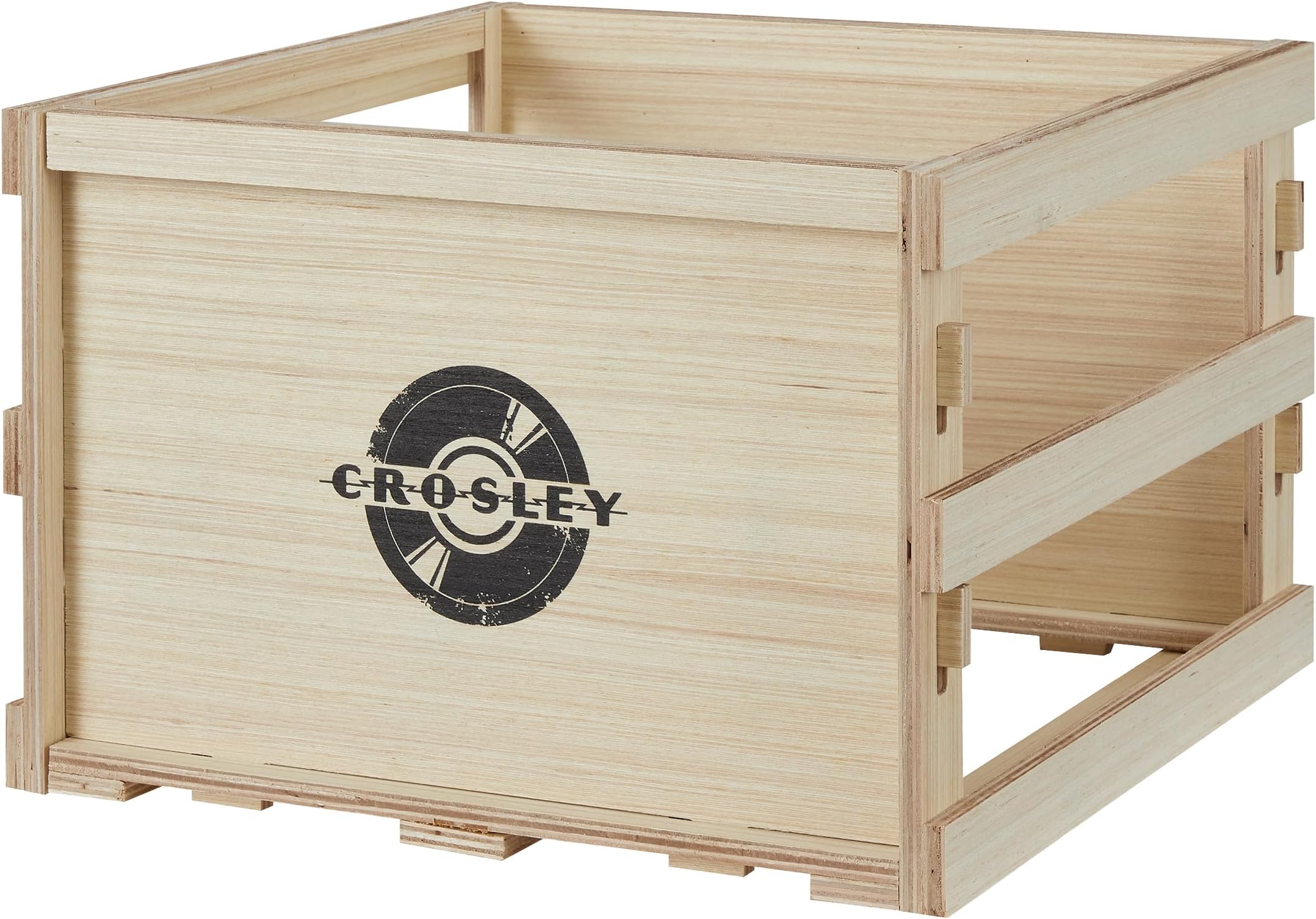 Amazon.com: Crosley AC1048A-NA Square Vinyl Record Storage Crate Holds ...
